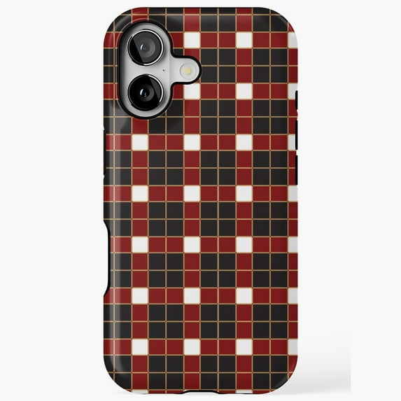 Classic Red Black Buffalo Check Plaid Holiday Christmas Pattern Case ...