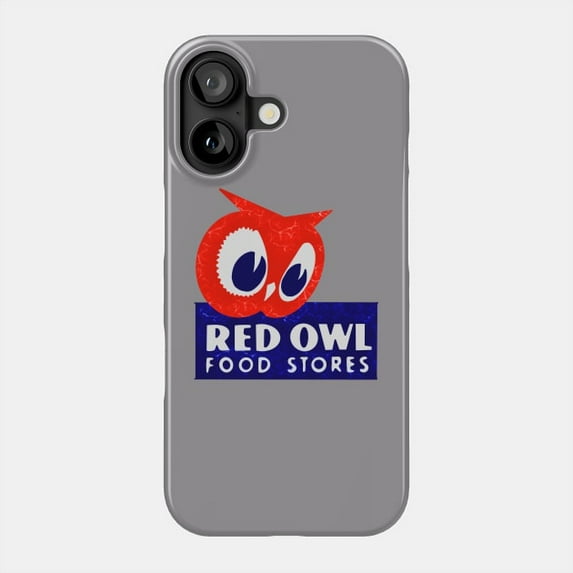Classic Red Owl Food Stores Vintage Grocery Chain Logo Case for iPhone ...