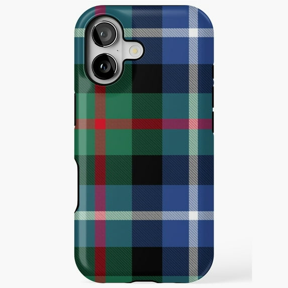 Classic Red Plaid Christmas Pattern Festive Design for iPhone 17 11 12 ...
