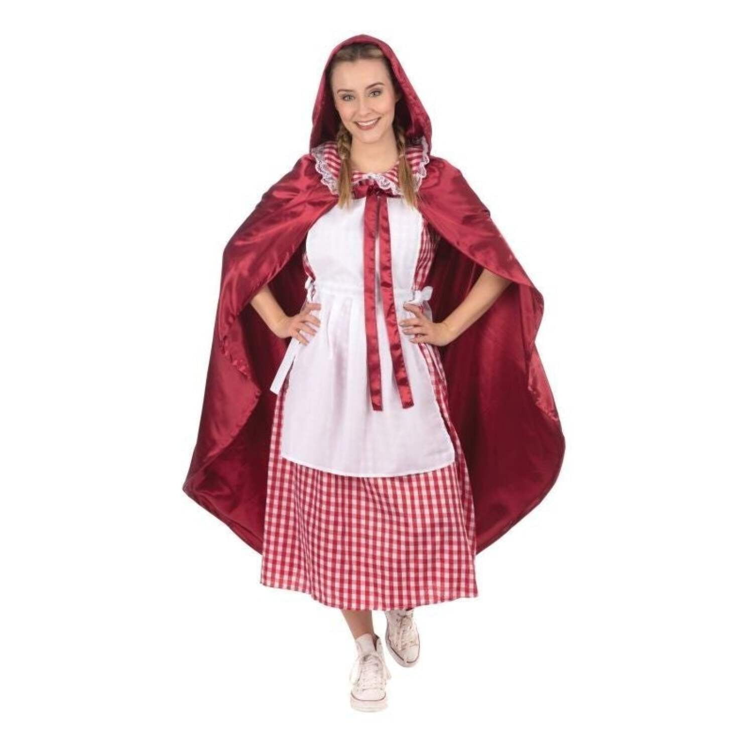 Classic Red Riding Hood Female Large Adult Fancy Dress Party Book Week ...