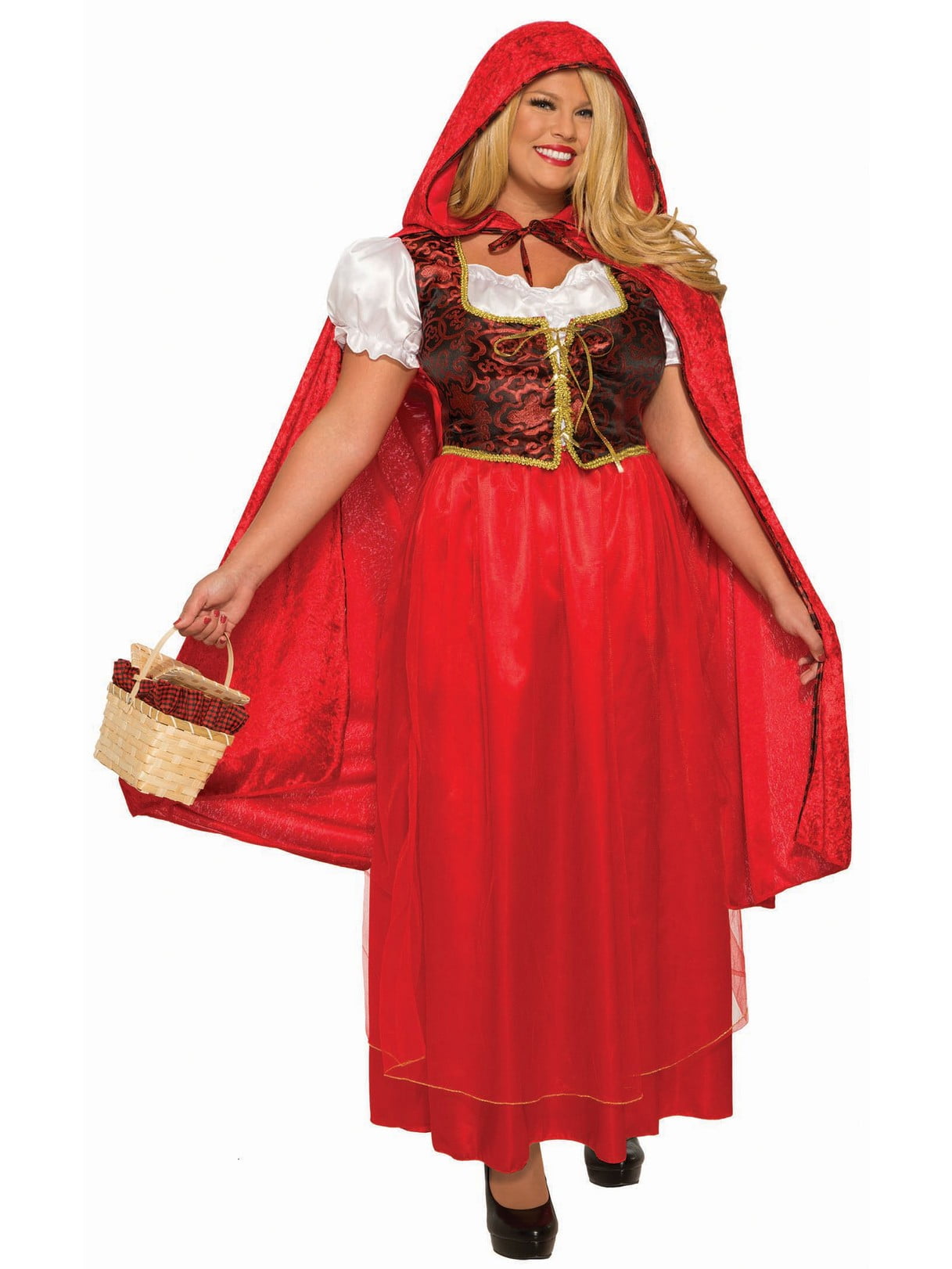 Classic Red Riding Hood - Plus Adult Costume - Walmart.com