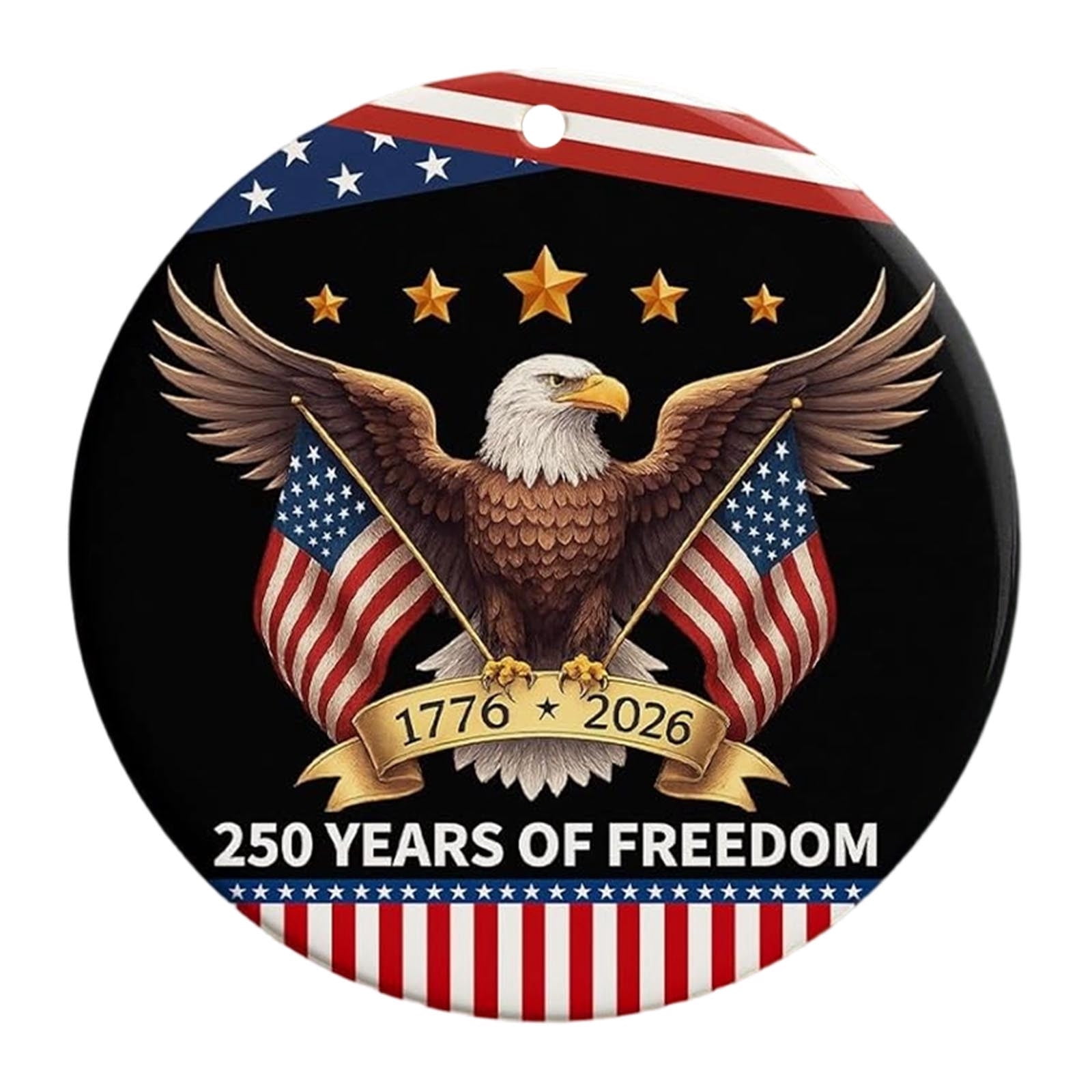Classic Red White and Blue 250th Anniversary Decor – Patriotic Bell ...