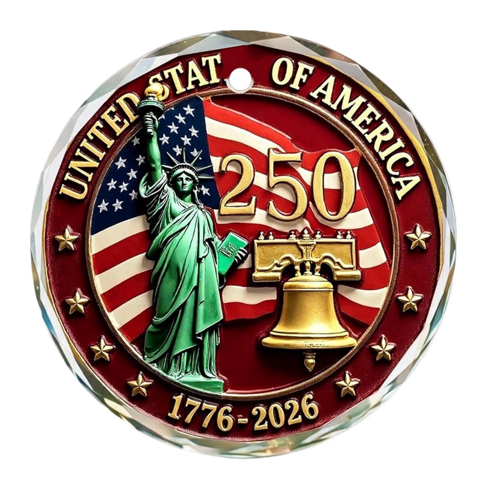 Classic Red White and Blue 250th Anniversary Decor – Patriotic Bell ...