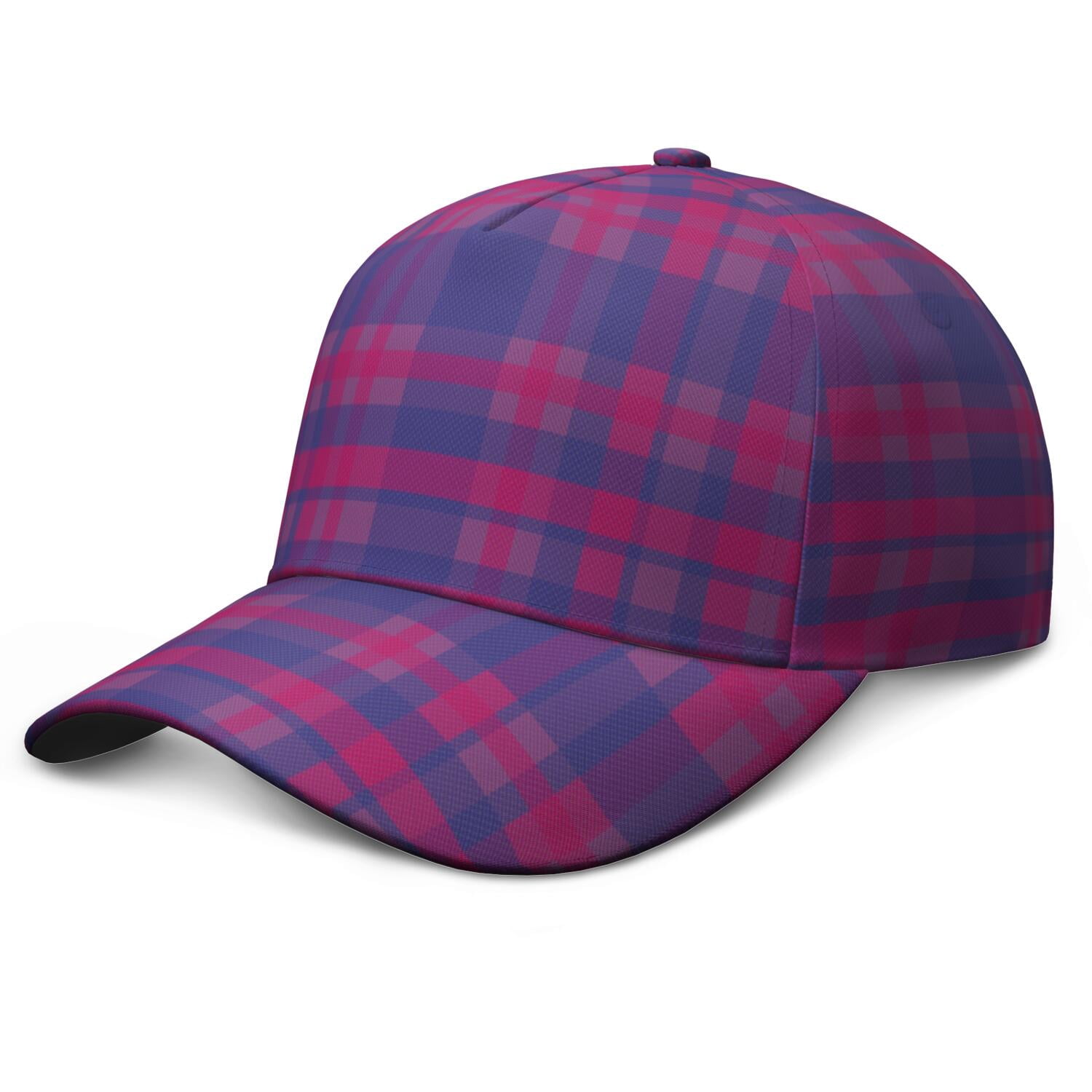 Classic Red and Black Buffalo Plaid Hat - Structured Outdoor-Ready ...