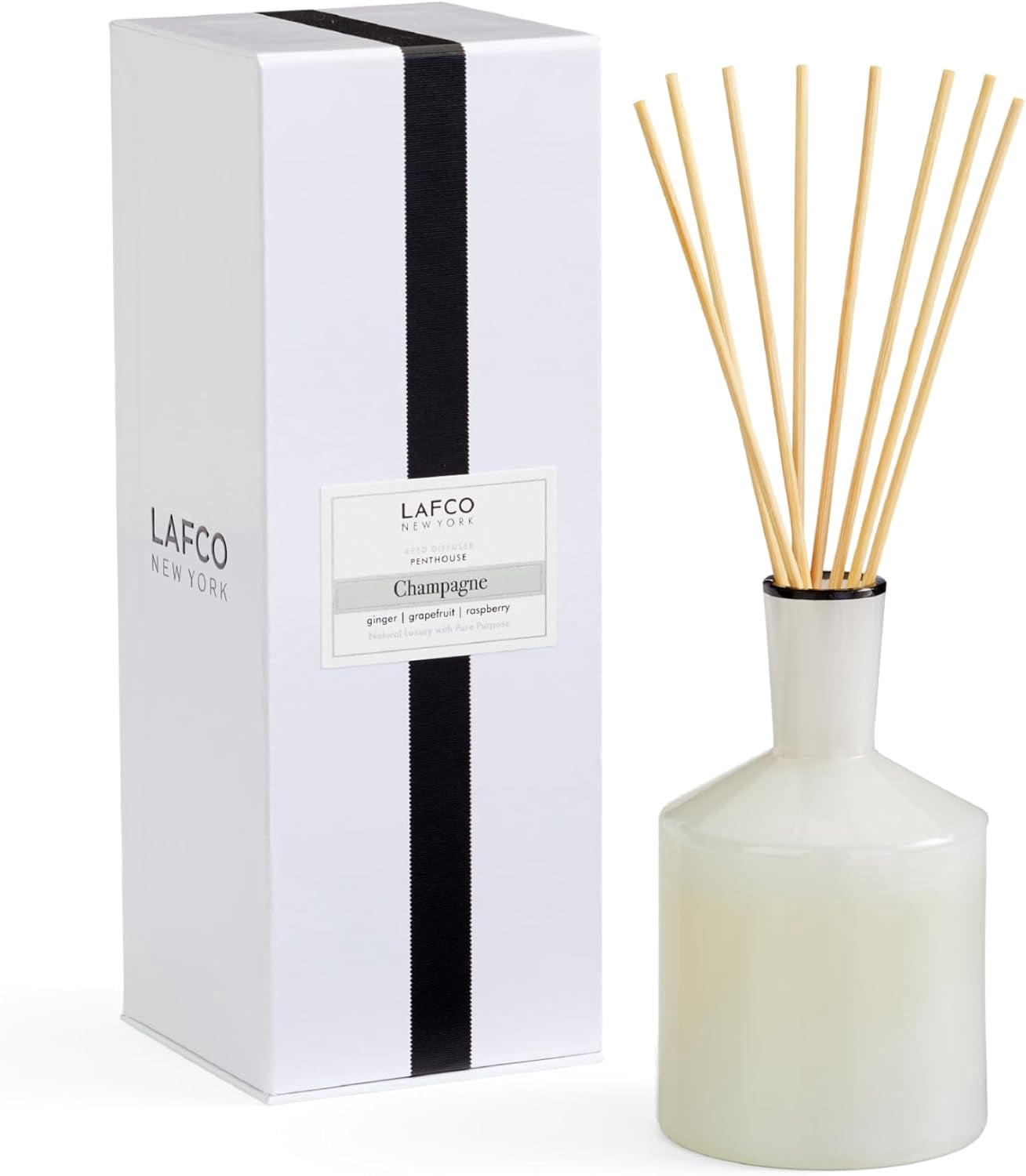 Classic Reed Diffuser, Champagne - 6 oz - Up to 3 Months Fragrance Life ...