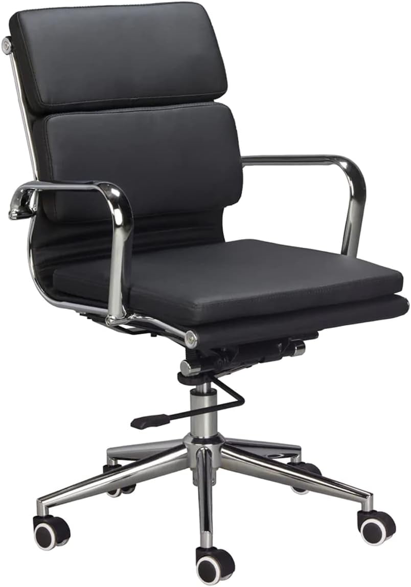 Classic Replica Padded Seat and Back Cushion Medium Back Office Chair ...