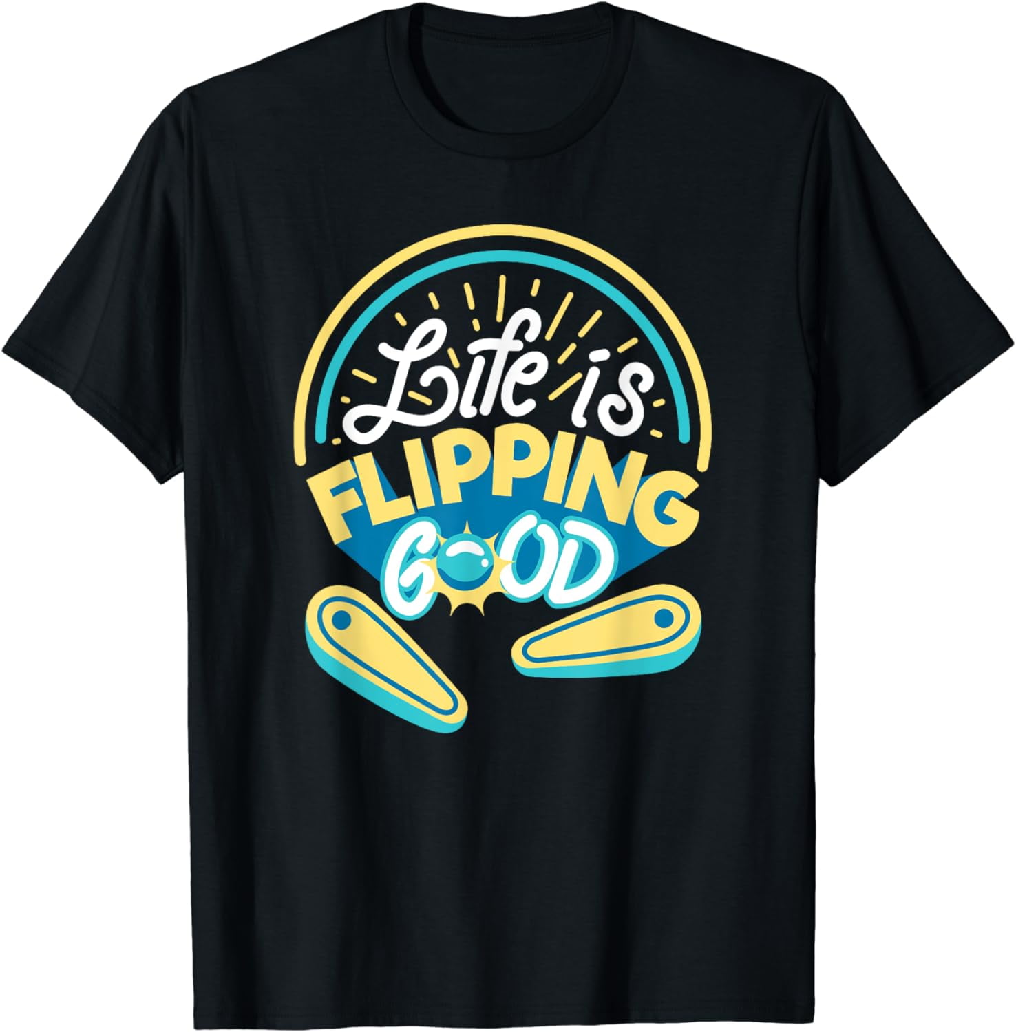 Classic Retro Arcade Pinball - Arcade Game Retro 80s Gaming T-Shirt ...