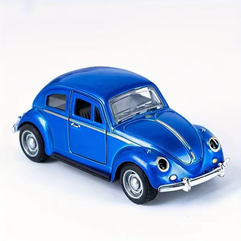 Classic Retro Beetle Alloy Toy Car 1:36 Scale Diecast Metal Pull Back ...