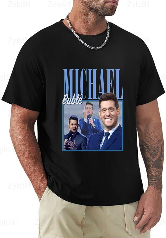 Classic Retro Crooner T-Shirt Inspired by Iconic Music Legend, for men ...