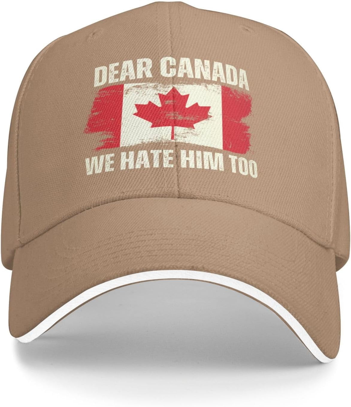 Classic Retro Hat – Dear Canada, We Dislike Him Too – One Size Fits ...