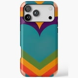 Classic Retro Heart Art Design Case iPhone Case 11 through 17 Pro Max ...