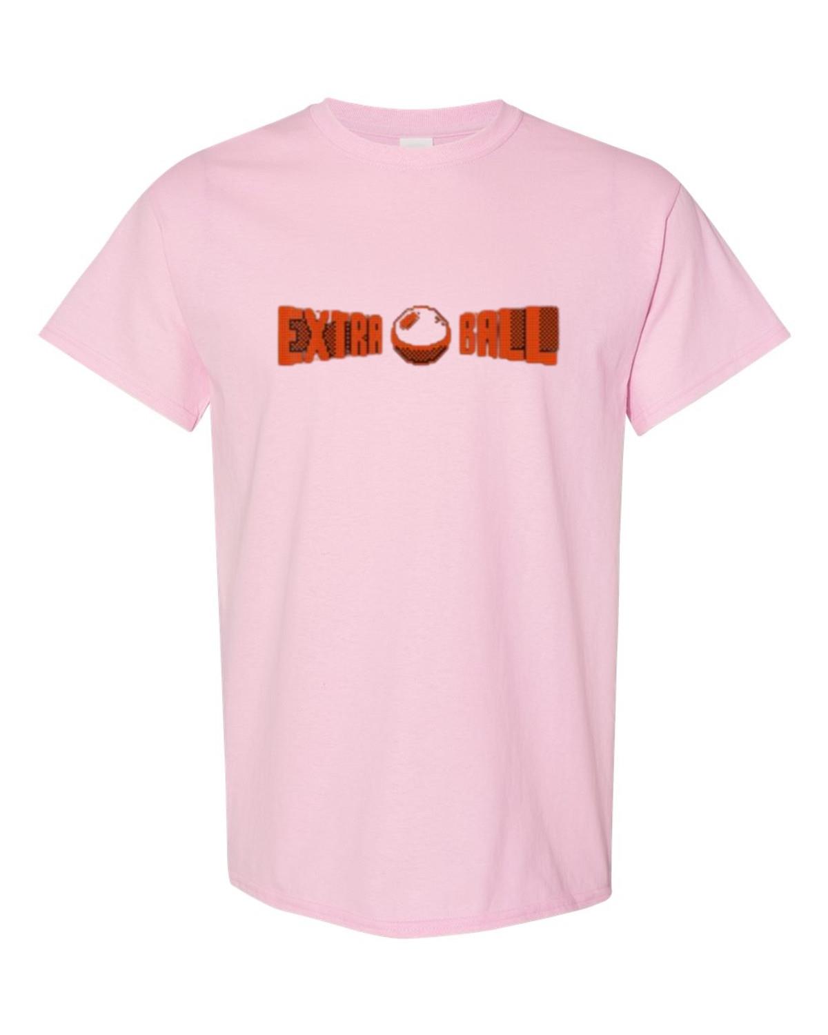 Classic Retro Pinball Machine Extra Ball Pixel Art T-Shirt, for men ...