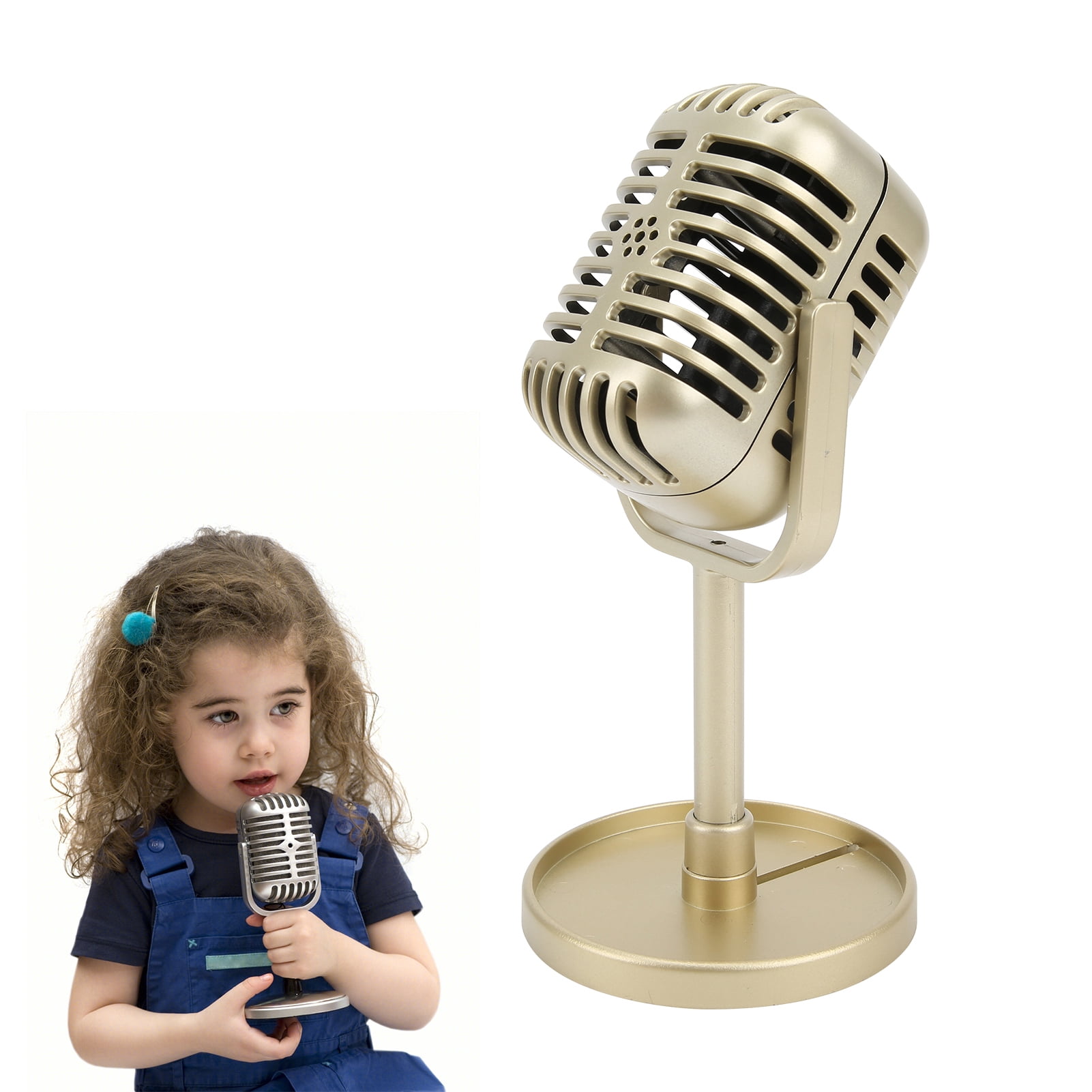 Classic Retro Style Microphone Prop, Fake Vintage Microphone Film Prop ...