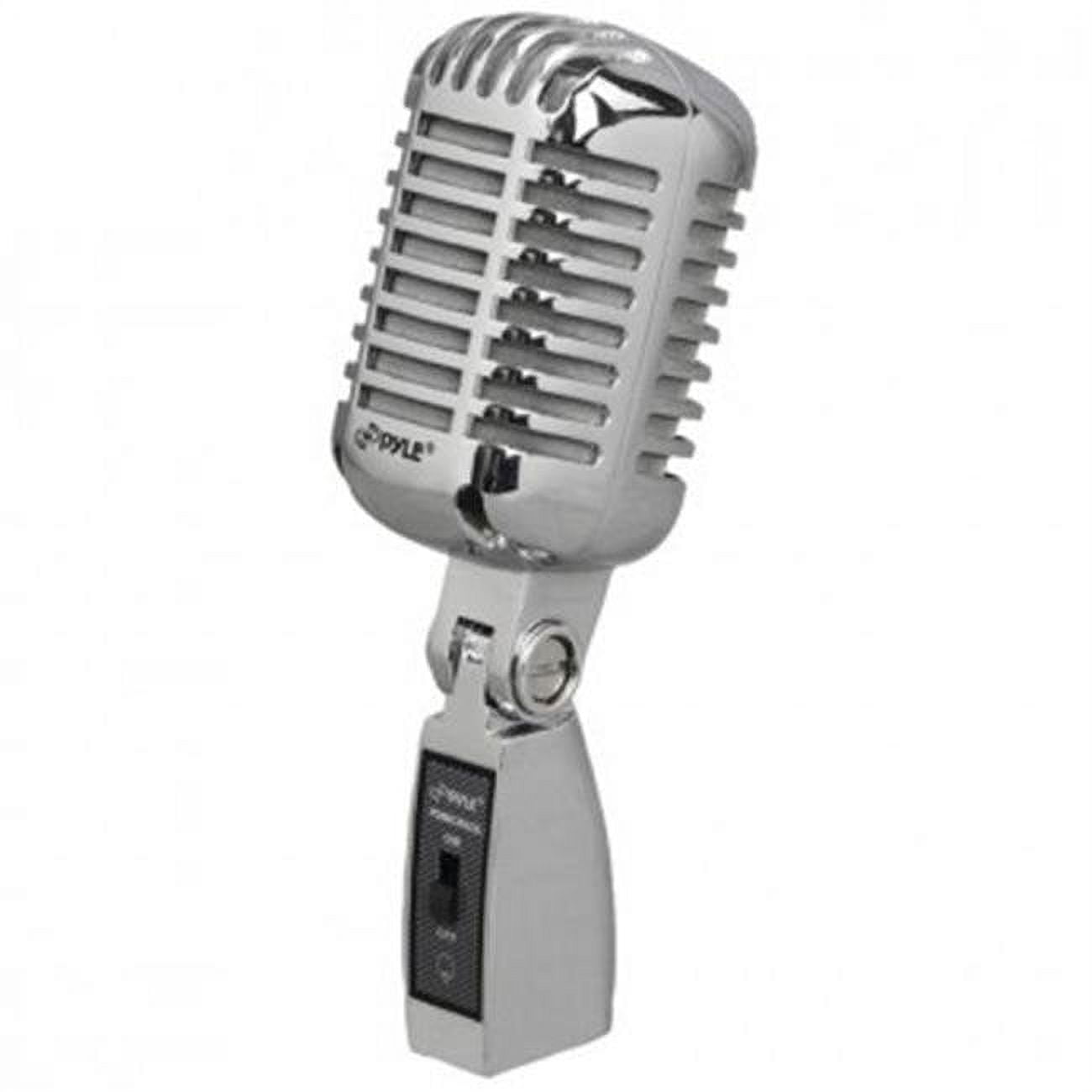 Classic Retro Vintage-Style Dynamic Vocal Microphone - Silver - Walmart.com