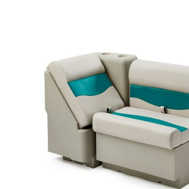Back to Back Boat Lounge Seat 75112G | w/ Base Gray - Walmart.com