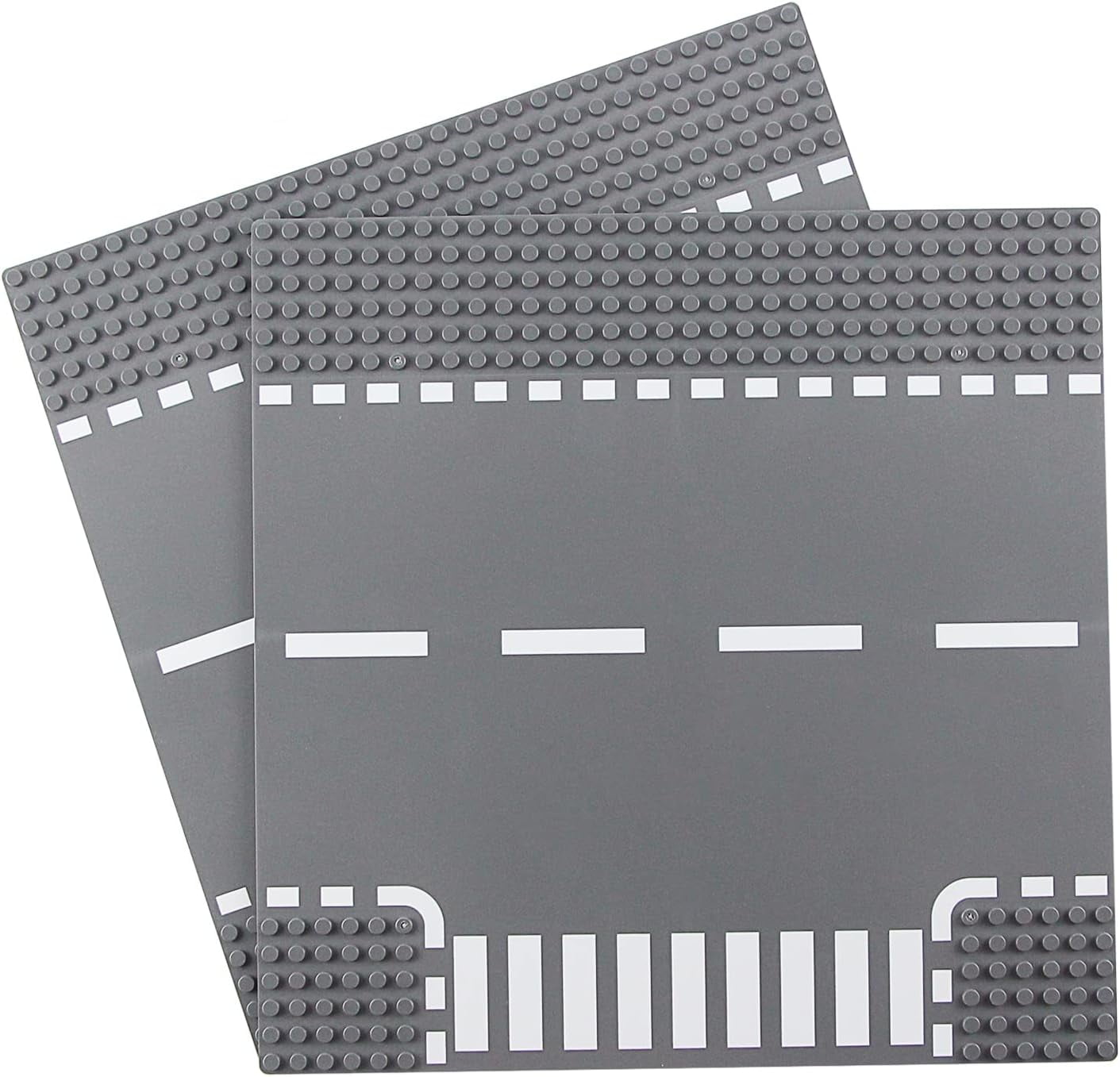 Classic Road T-Junction Base Plates, City Street Building Kit, 25 x 25 ...