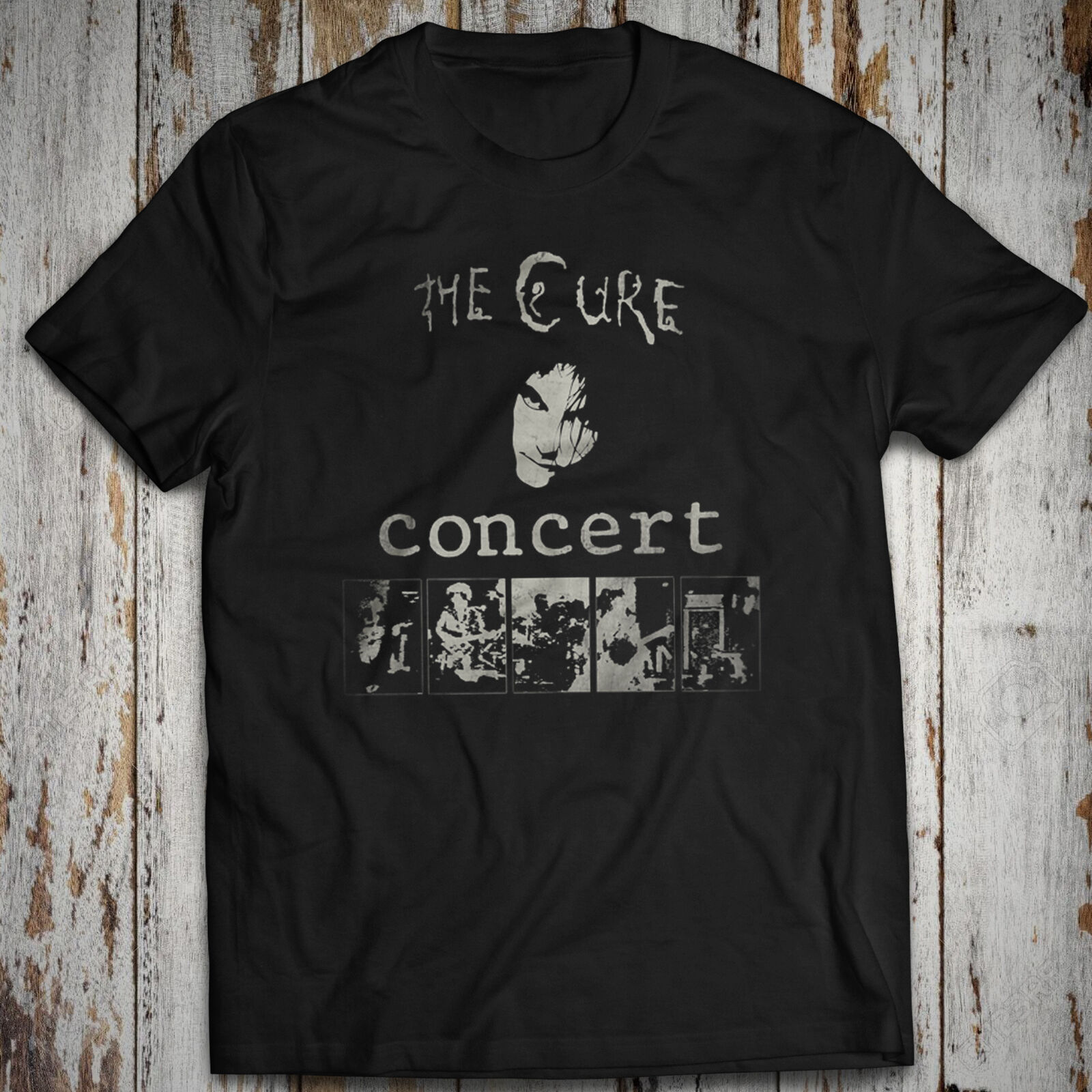 Classic Robert Smith The Cure Shirt Concert Live Rock Tee ...