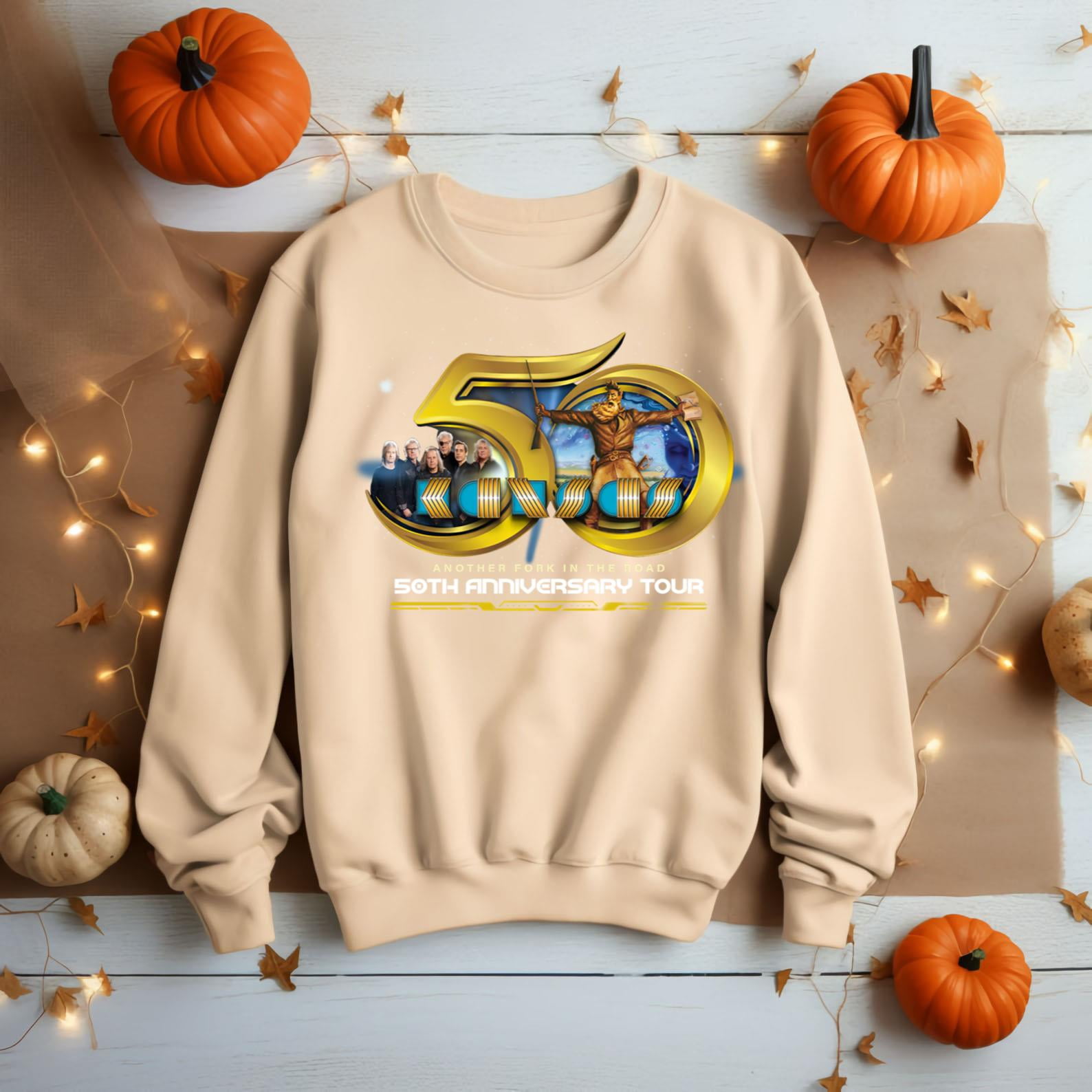 Classic Rock Band 50th Anniversary Tour Shirt, Retro Music Concert Fan Tee, Size S - 3XL ...