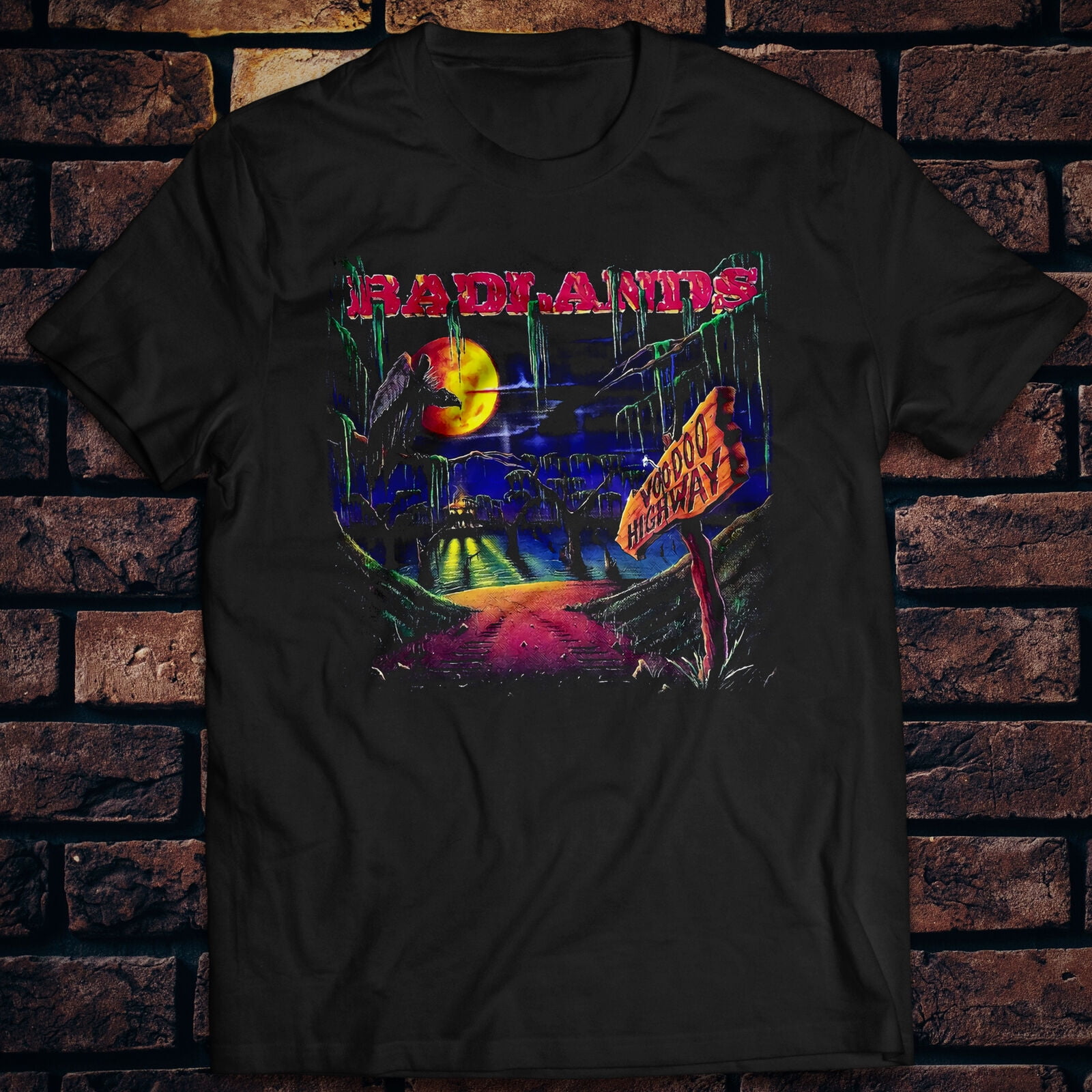 Classic Rock Band Badlands T-Shirt Voodoo Highway Dusk Ray Gillen ...