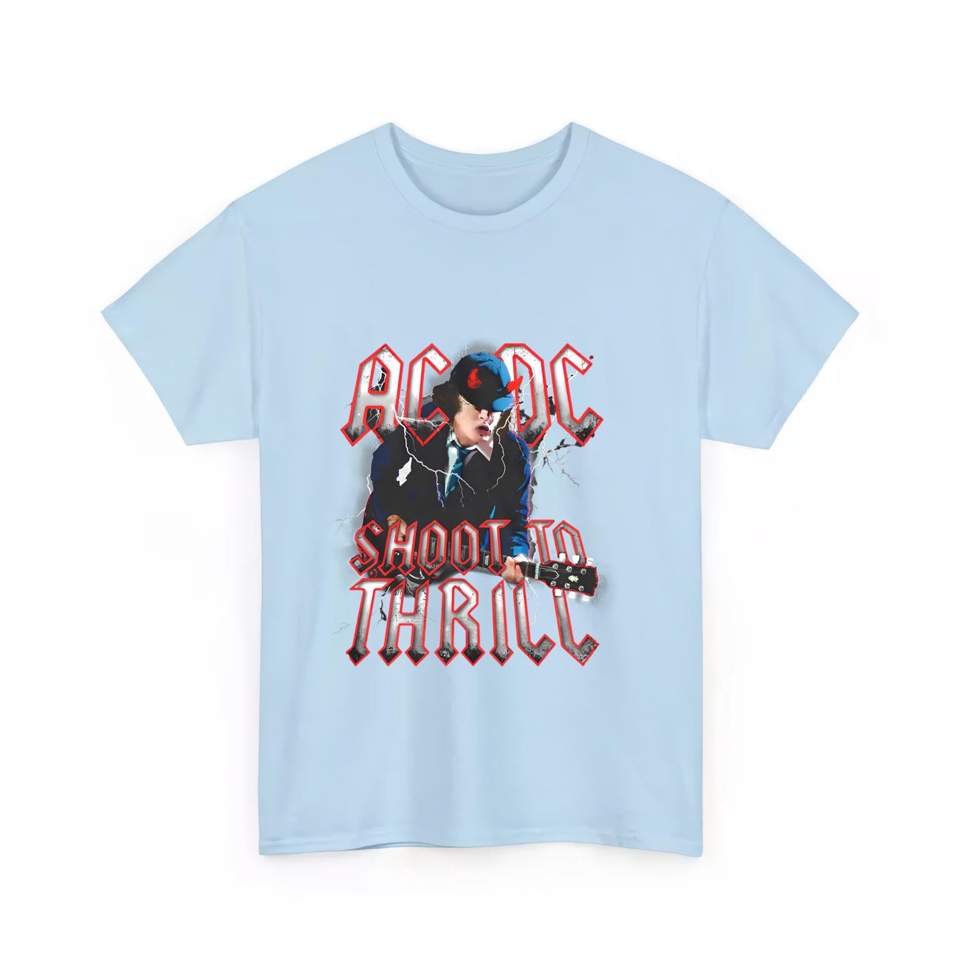 Classic Rock Band Concert Tour Shirt, Guitar Shredding Music Tee, Size ...