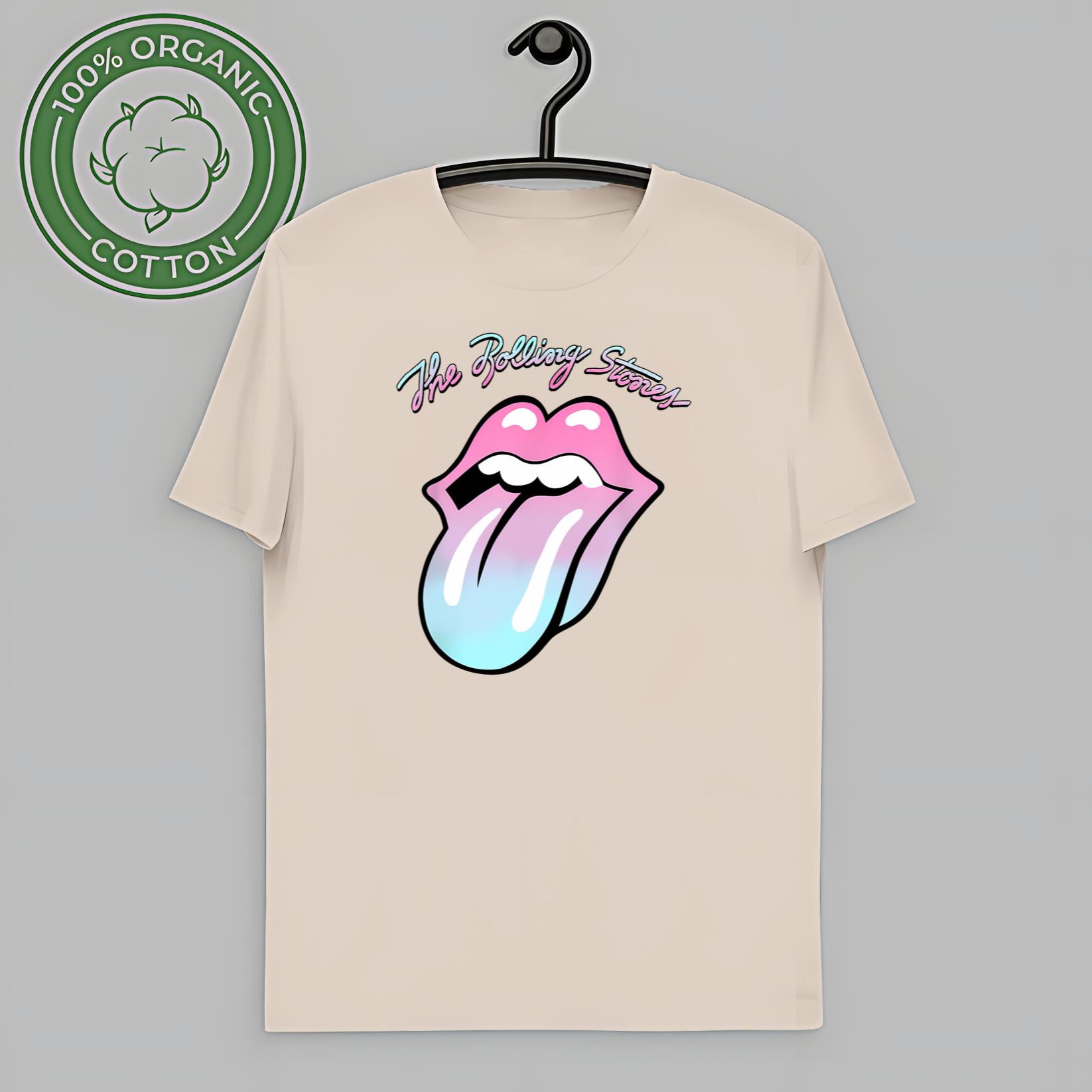 Classic Rock Band Gradient Tongue Graphic Tee - Walmart.com