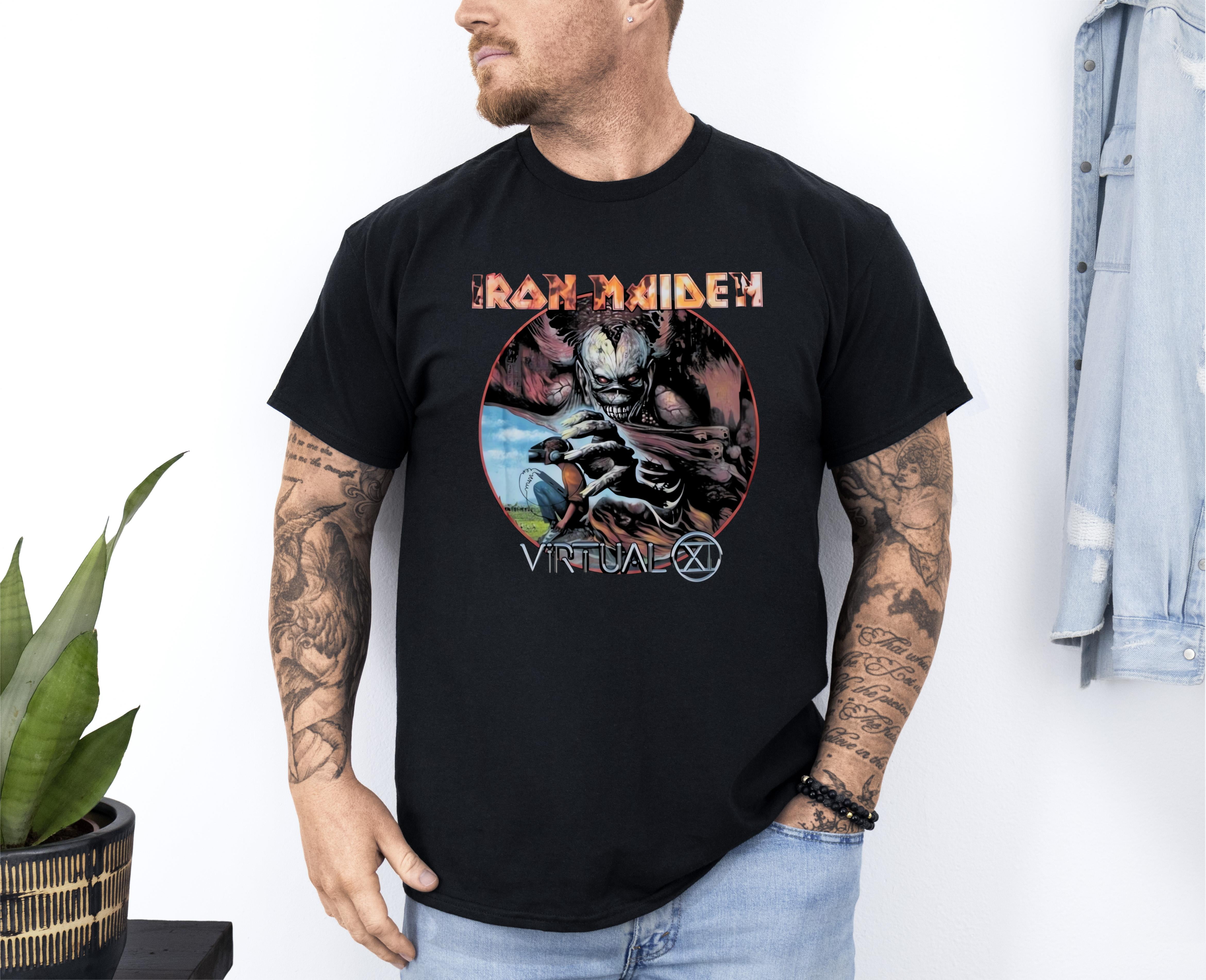 Classic Rock Band Graphic Tee, Iron Maiden Eddie Design - Walmart.com