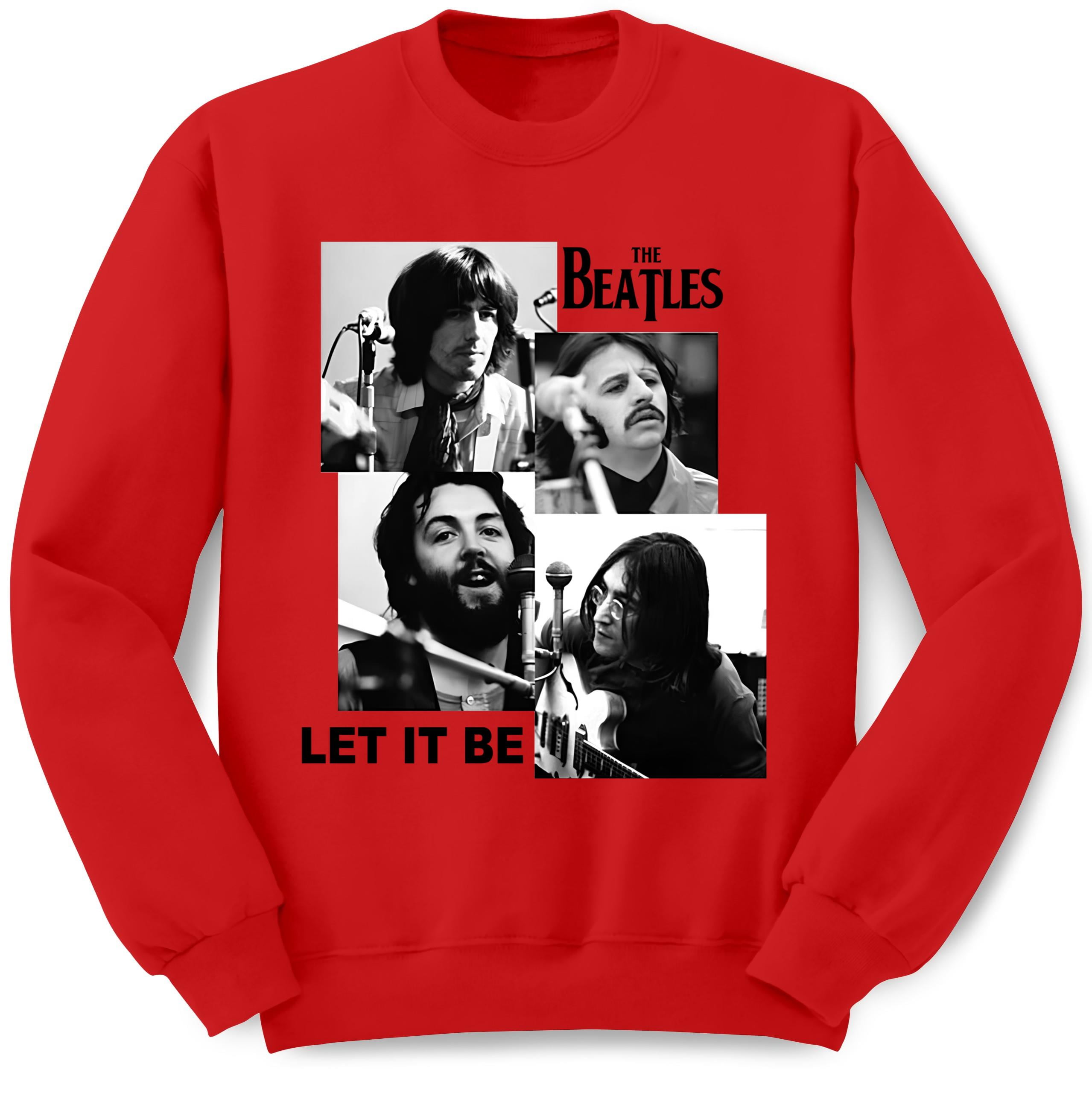 Classic Rock Band Graphic Tee - Let It Be Album Design - Walmart.com