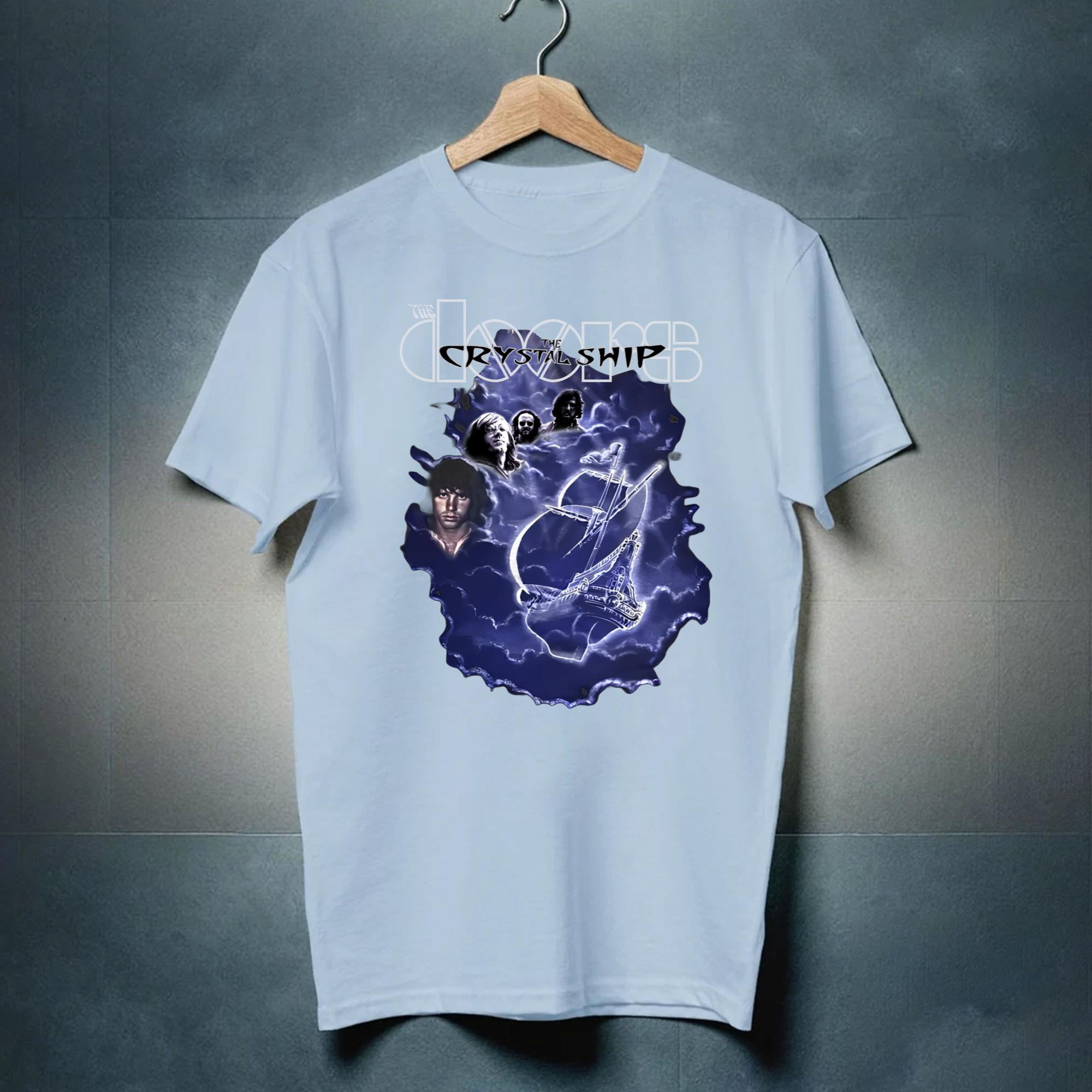 Classic Rock Band Inspired Shirt, The Crystal Ship Style 2-Sided Design ...