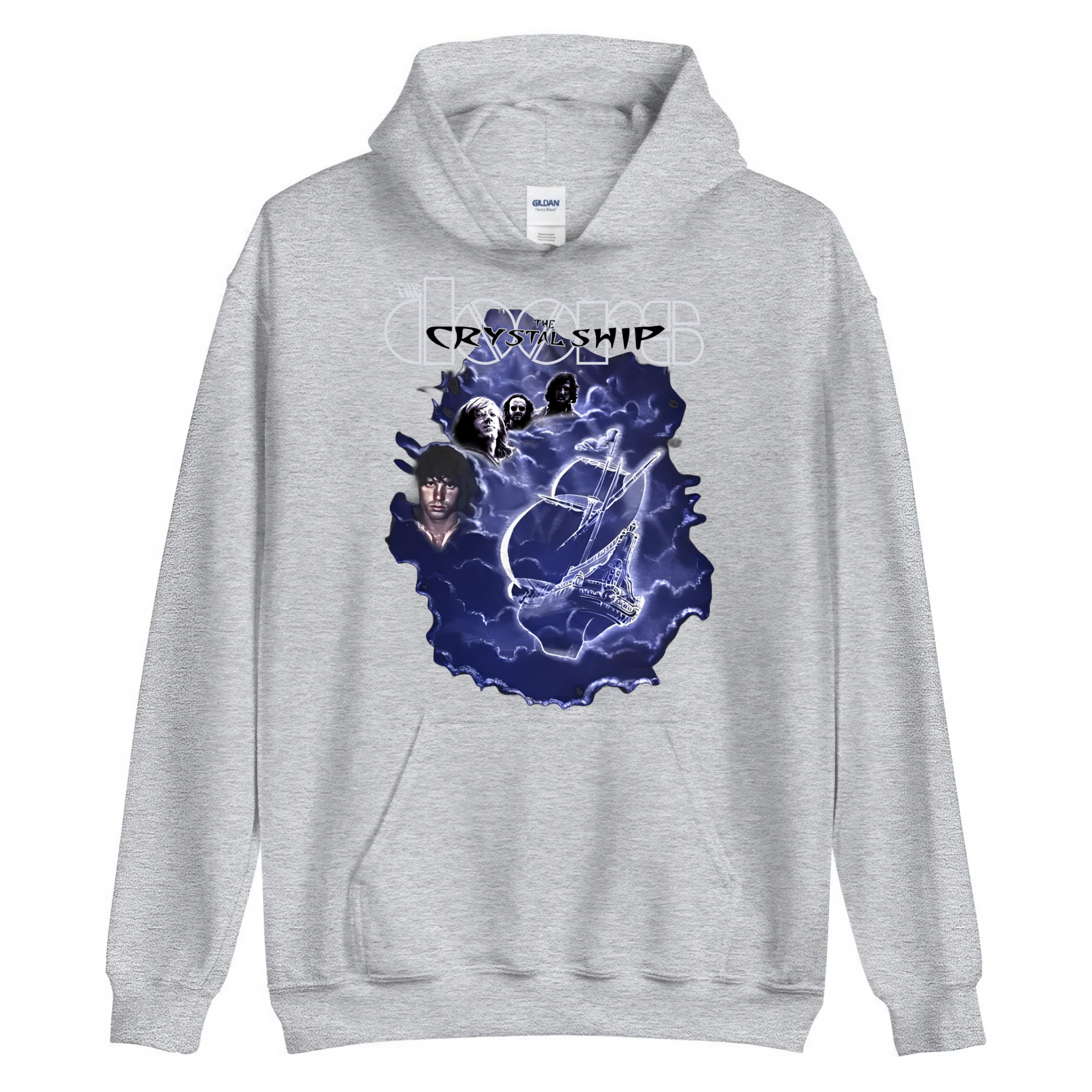 Classic Rock Band Inspired Shirt, The Crystal Ship Style 2-Sided Design ...