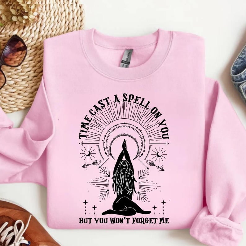Classic Rock Band SweatShirt: Time Cast A Spell On You, Silver ...