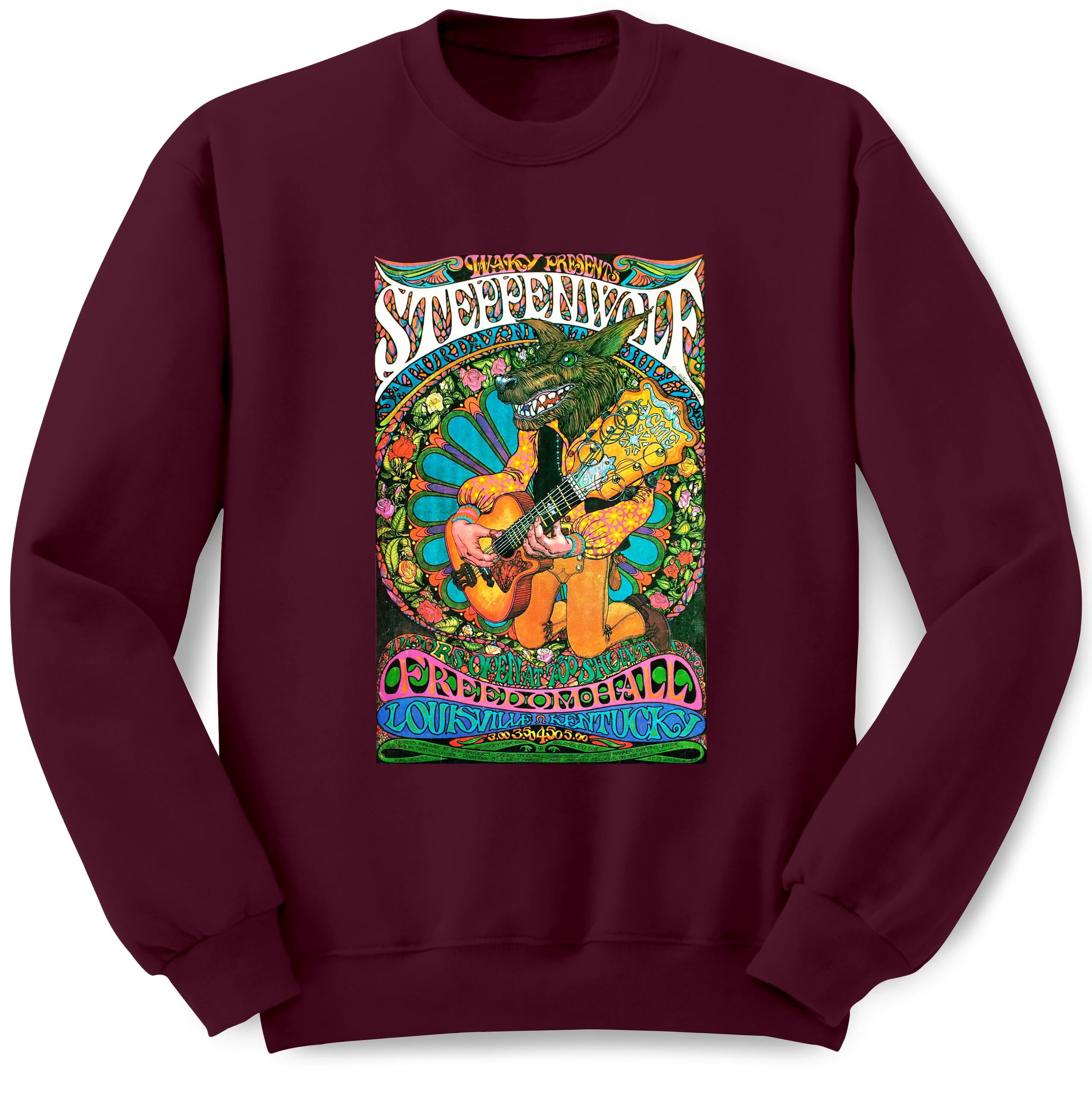 Classic Rock Graphic Tee - Steppenwolf Inspired Design Shirt - Walmart.com