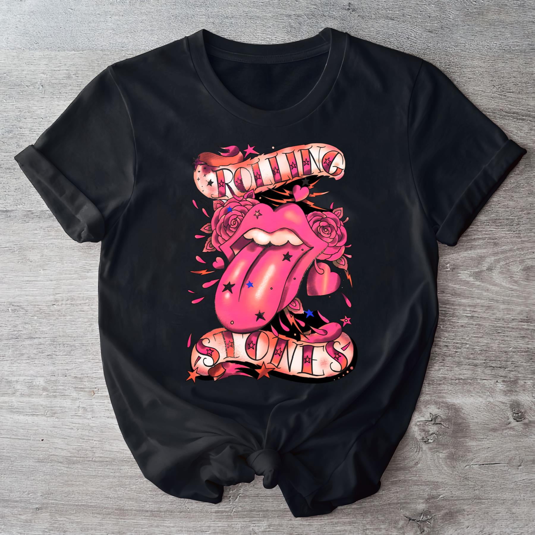 Classic Rock Icon Graphic Shirt, Women's Vintage Music Tee - Walmart.com