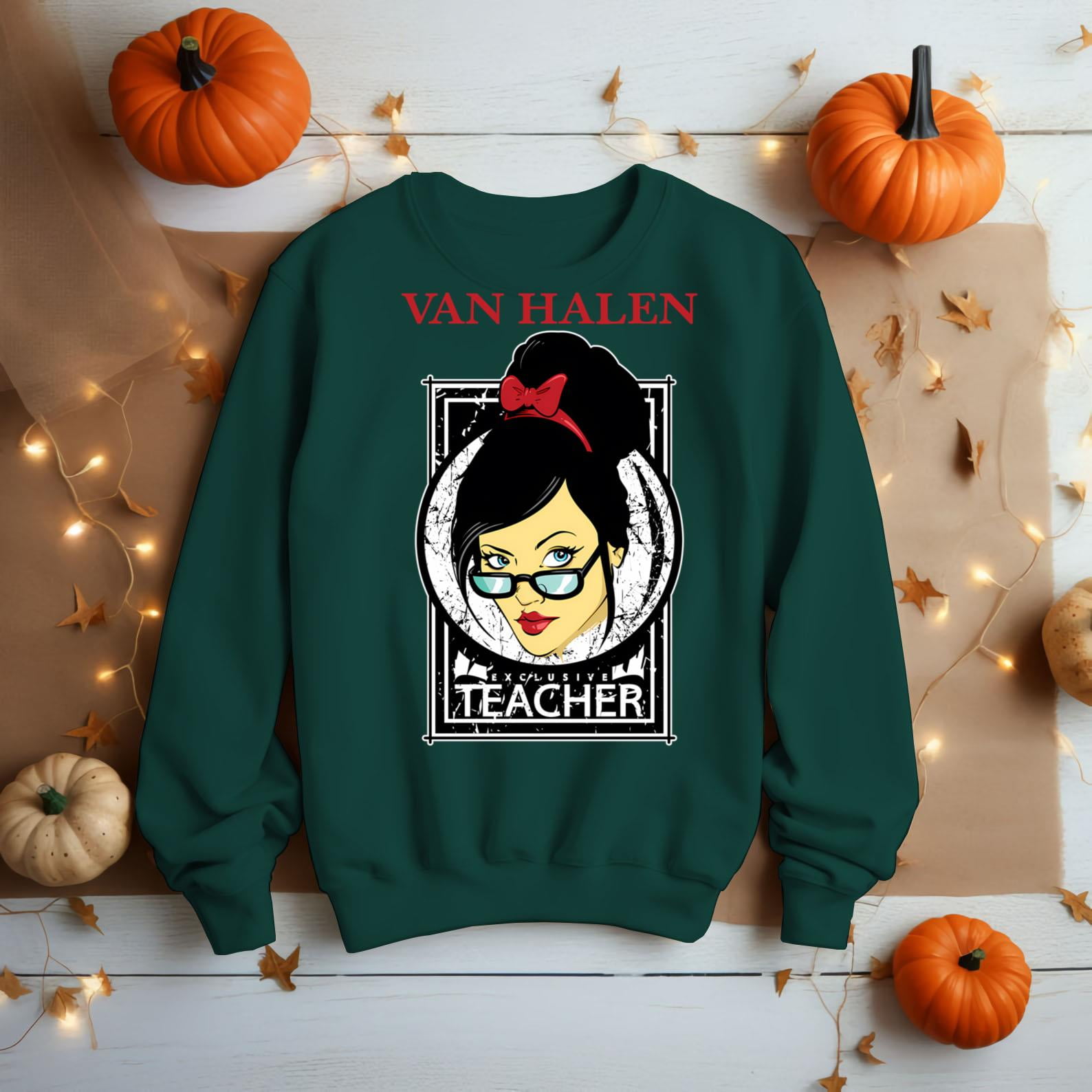 Classic Rock Inspired Hot For Teacher Unisex Heavy Cotton Shirt - Rock ...