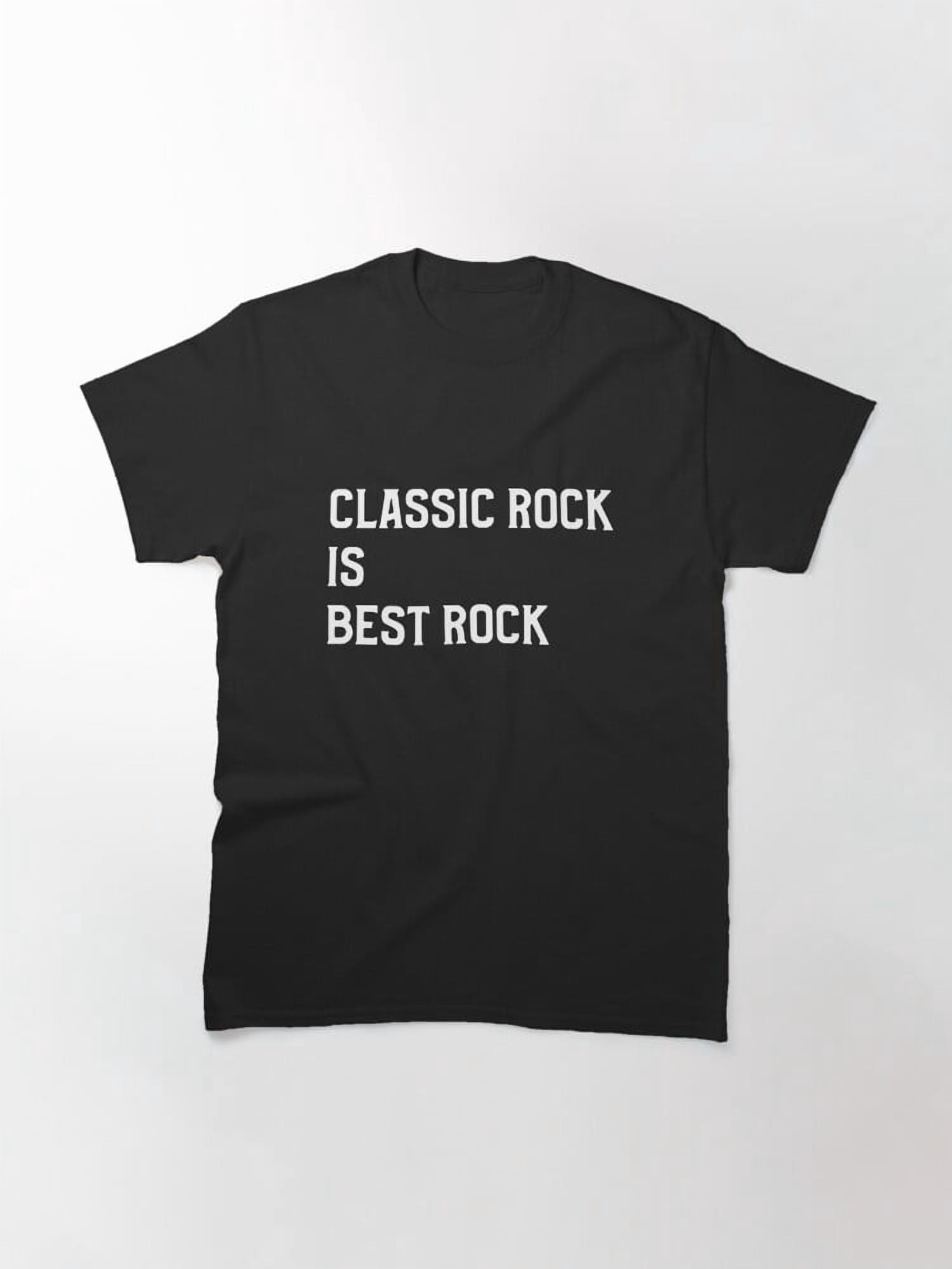 Classic Rock Is Best Rock Version I Vintage Music Icon Apparel Unisex T ...