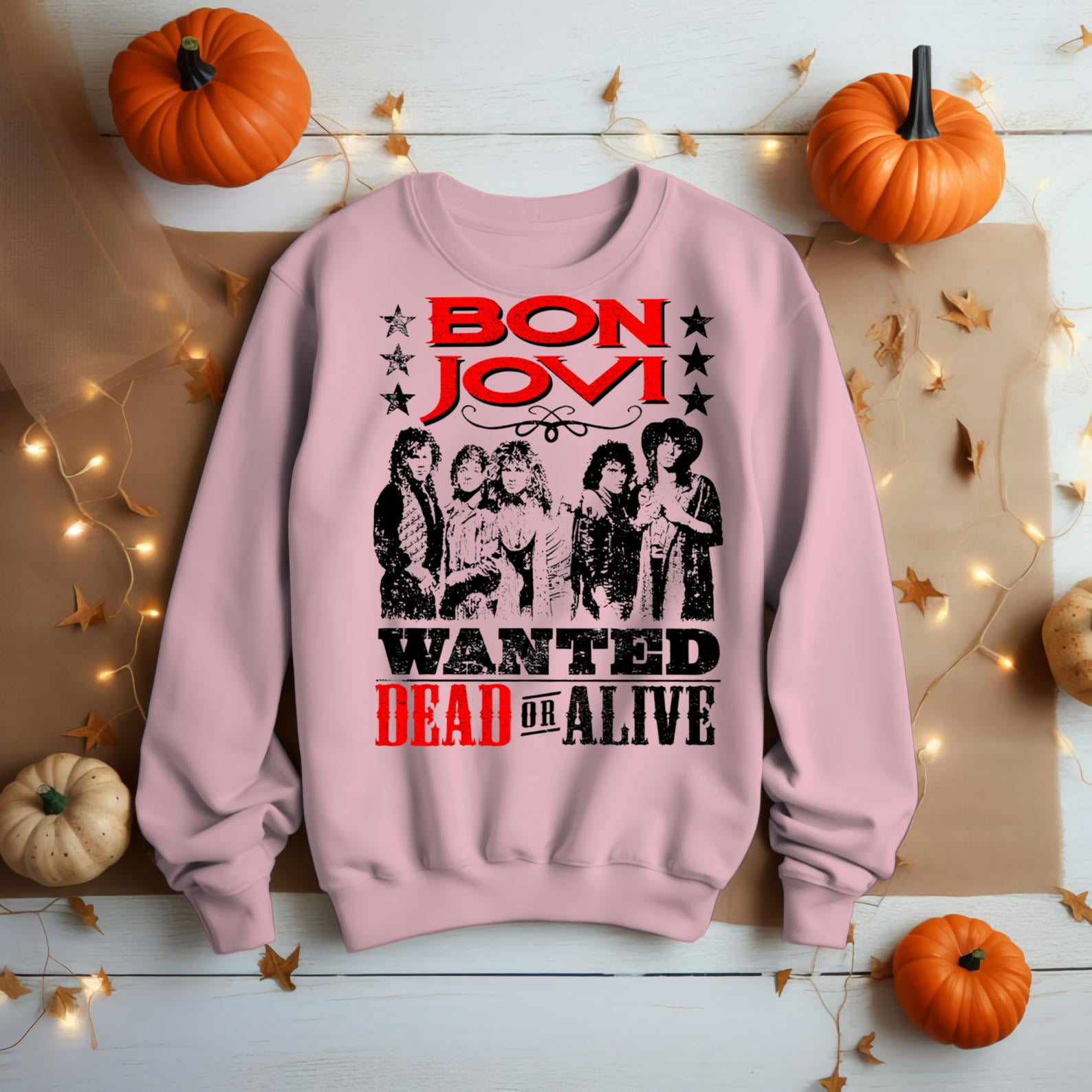 Classic Rock Legend Wanted Dead Or Alive Shirt, Ideal Gift For Music ...