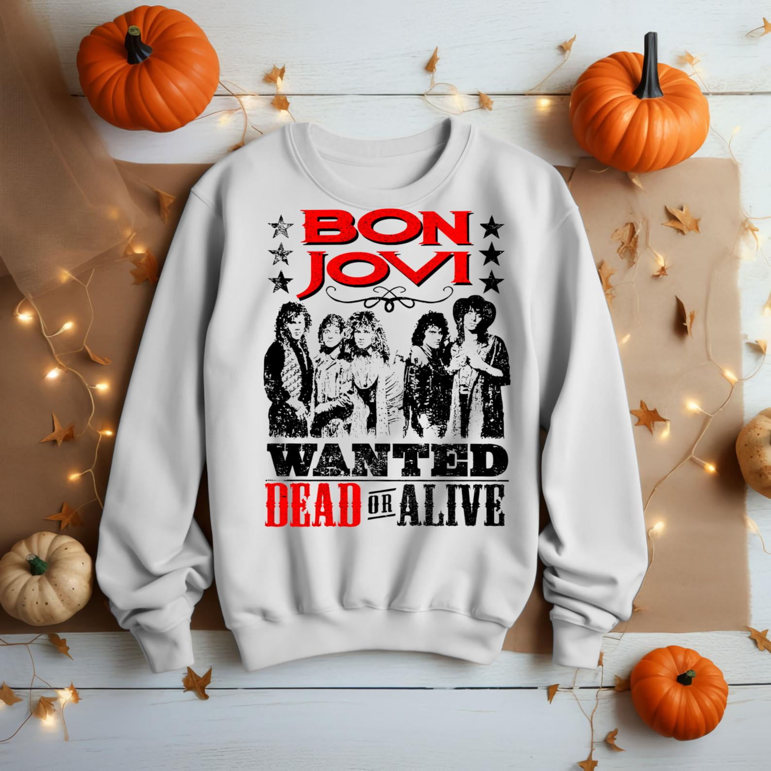 Classic Rock Legend Wanted Dead Or Alive Shirt, Ideal Gift For Music ...