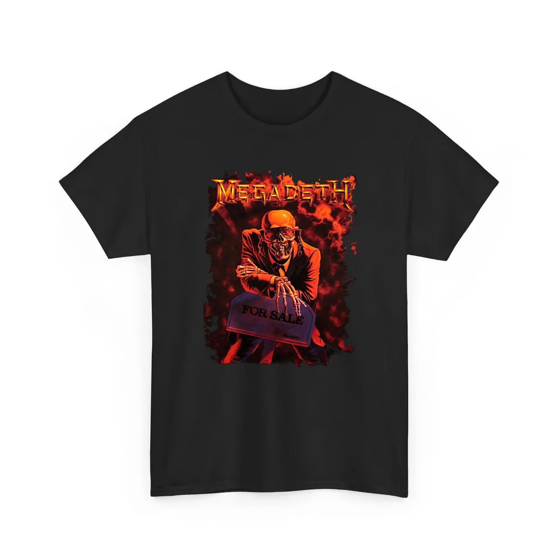Classic Rock Metal Graphic Shirt for Men and Women Black Design with ...