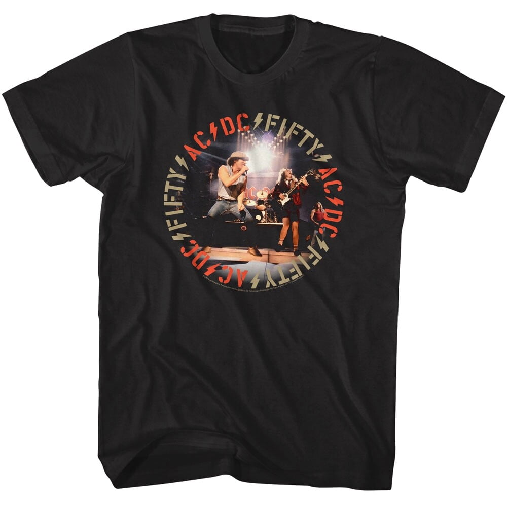 Classic Rock Milestone Shirt – 5 Decades Stage Graphic Tee for Band ...