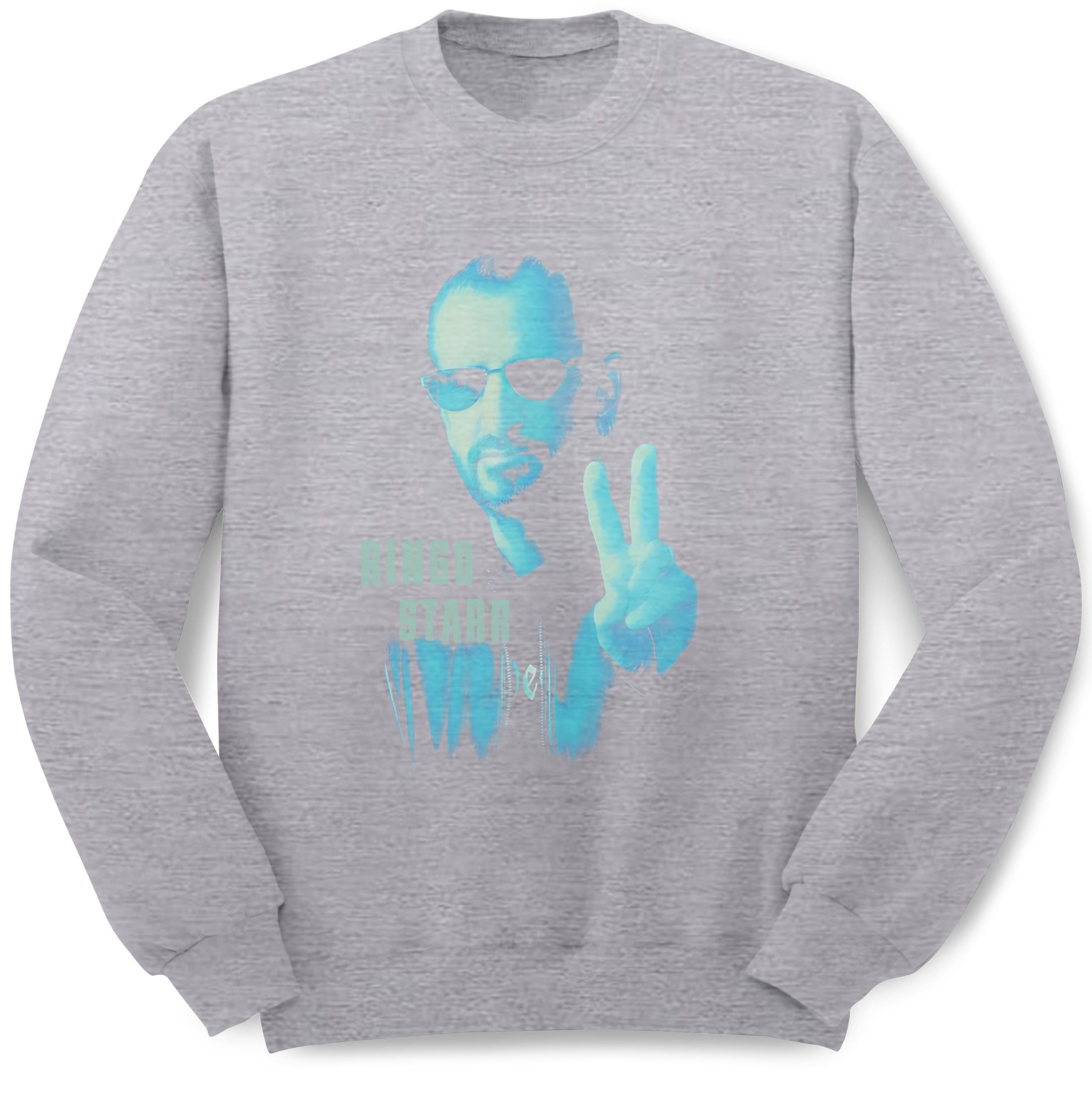 Classic Rock Music Graphic Tee - Peace Fingers Design Shirt - Walmart.com