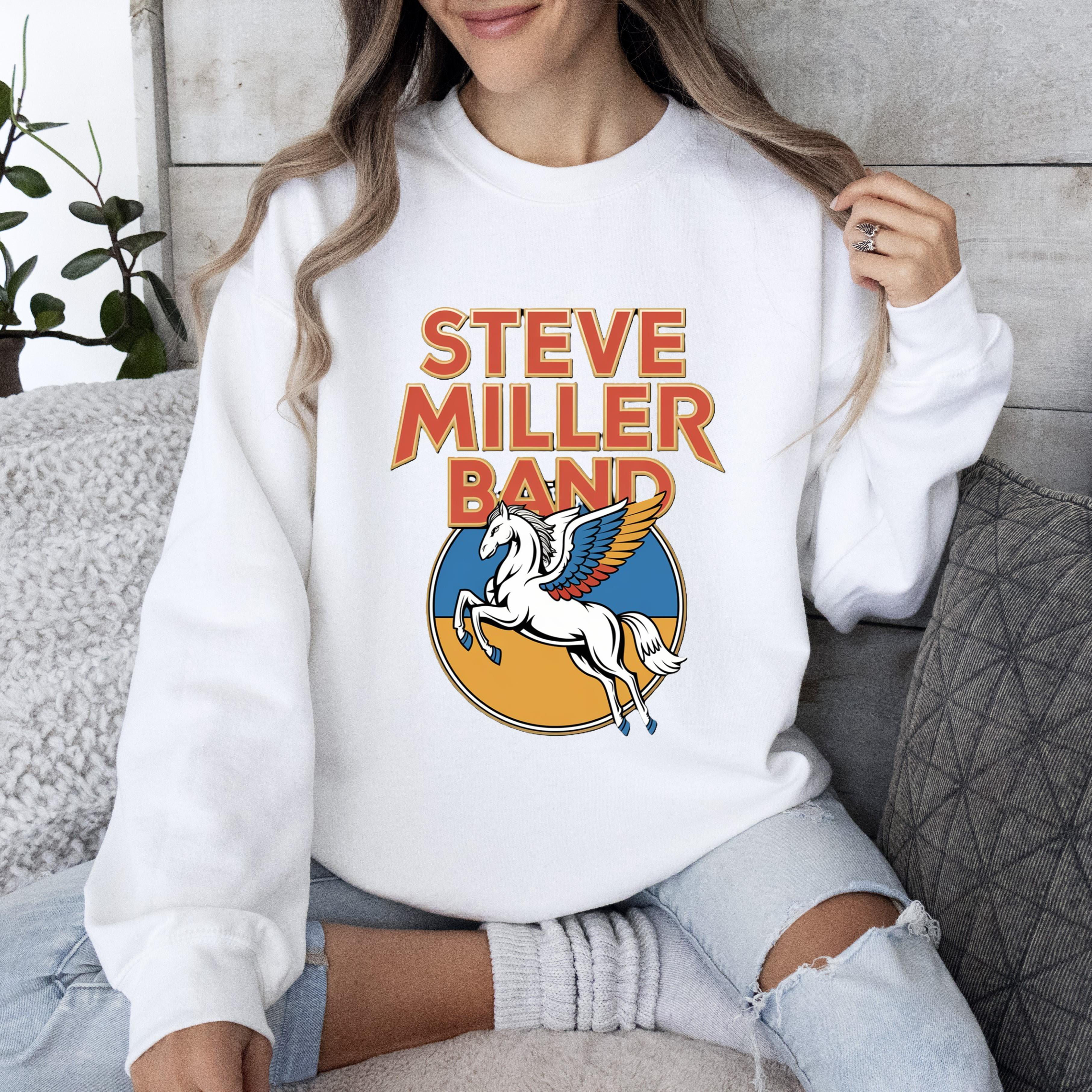Classic Rock SWEATSHIT Steve Miller Band Design. Fan Apparel up to Size ...
