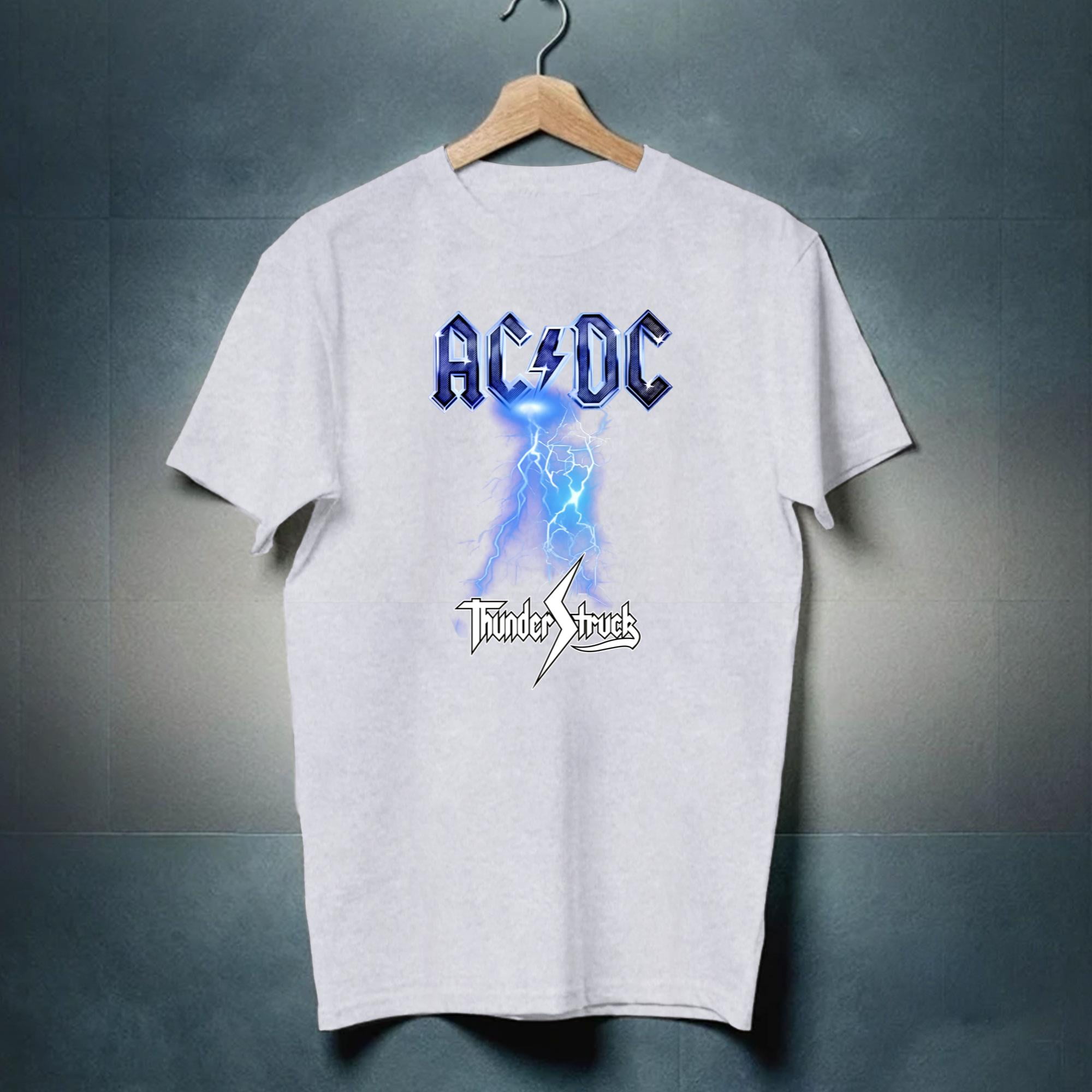 Classic Rock Thunder Tribute Shirt, Lightning Bolt Music Fan Graphic ...