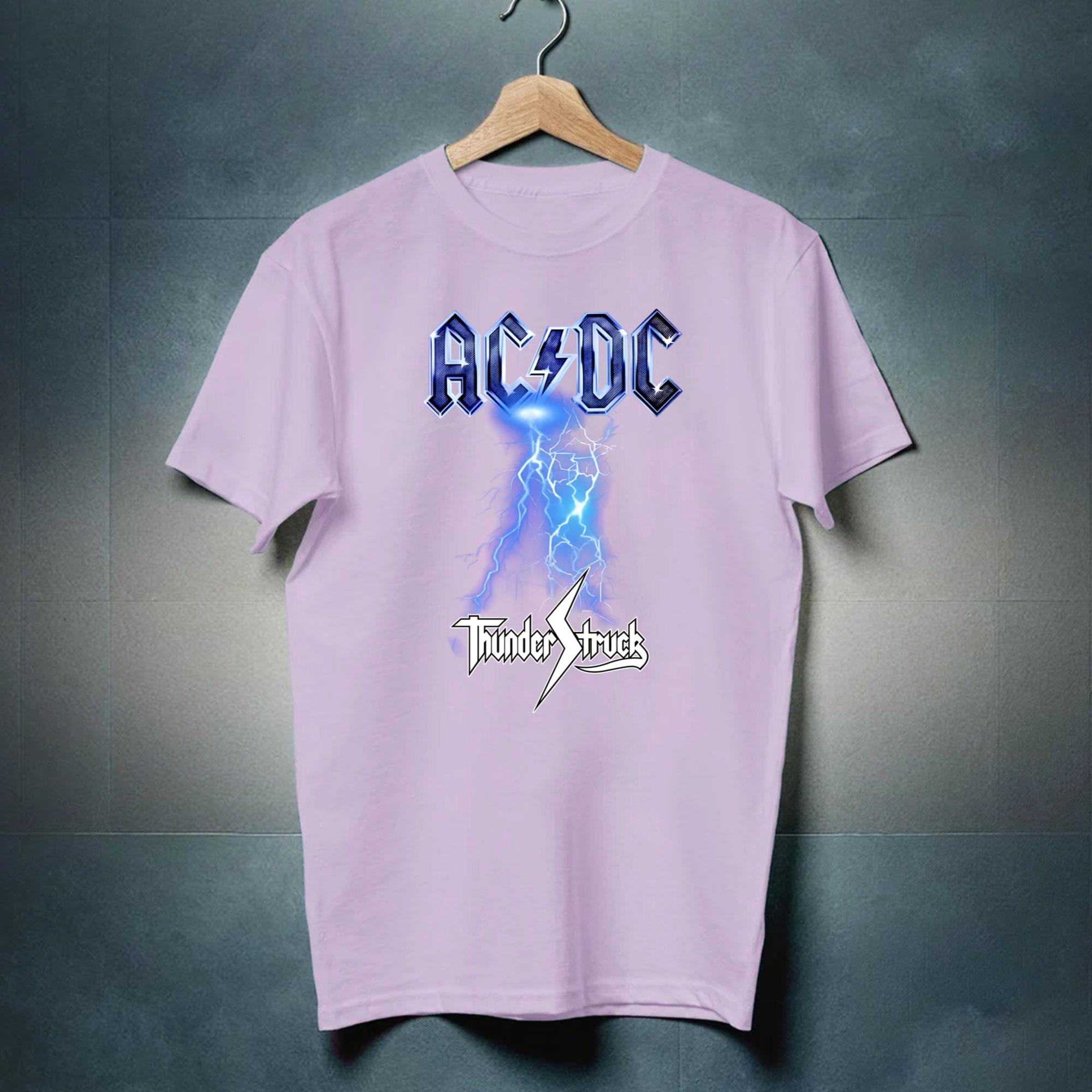 Classic Rock Thunder Tribute Shirt, Lightning Bolt Music Fan Graphic ...