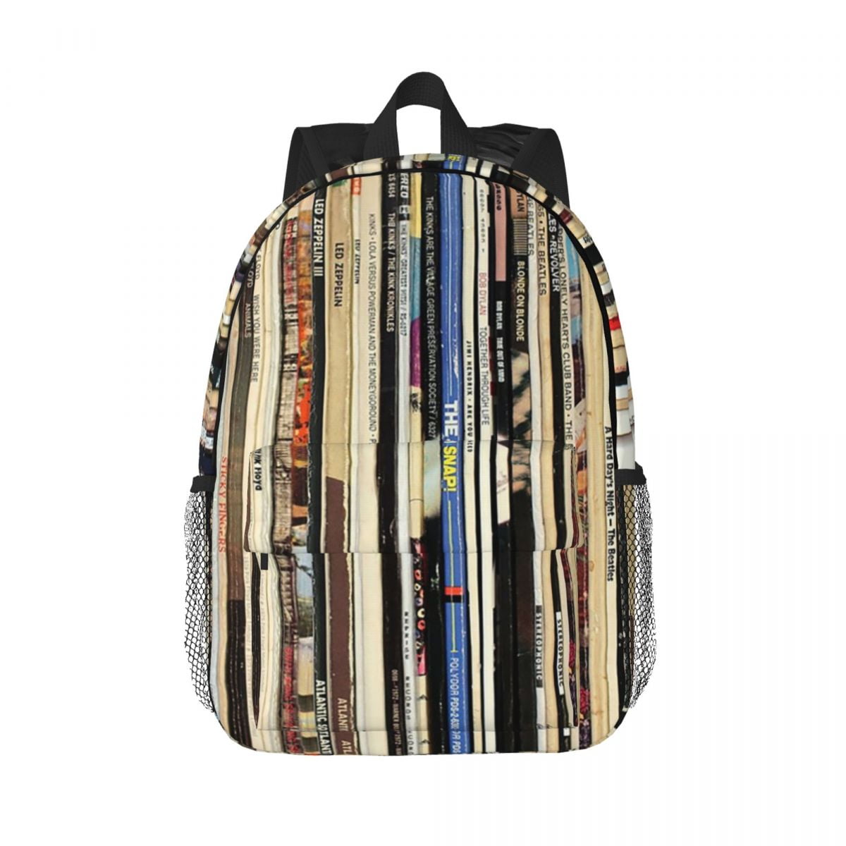 Classic Rock Vinyl Records Backpacks Bookbag Fashion Students Bags ...