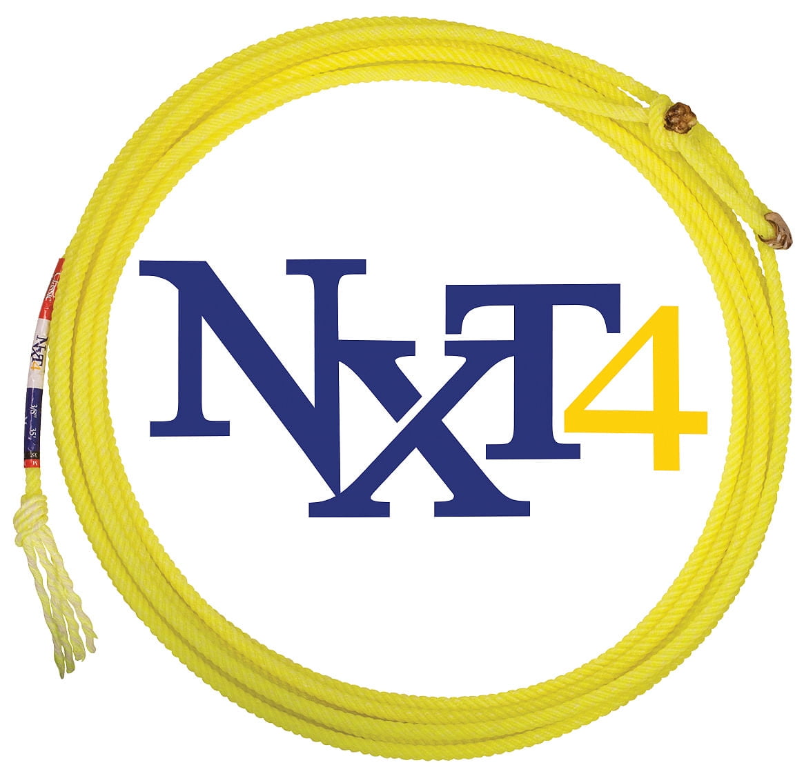 Classic Rope Company NXT4 3/8 in 35 ft Heel Rope Yellow MS - Walmart.com