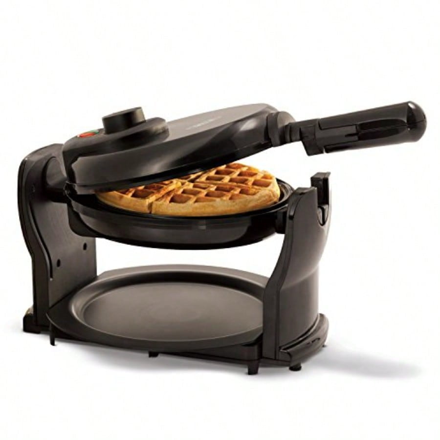 Classic Rotating Belgian Waffle Maker with Nonstick Plates Removable ...