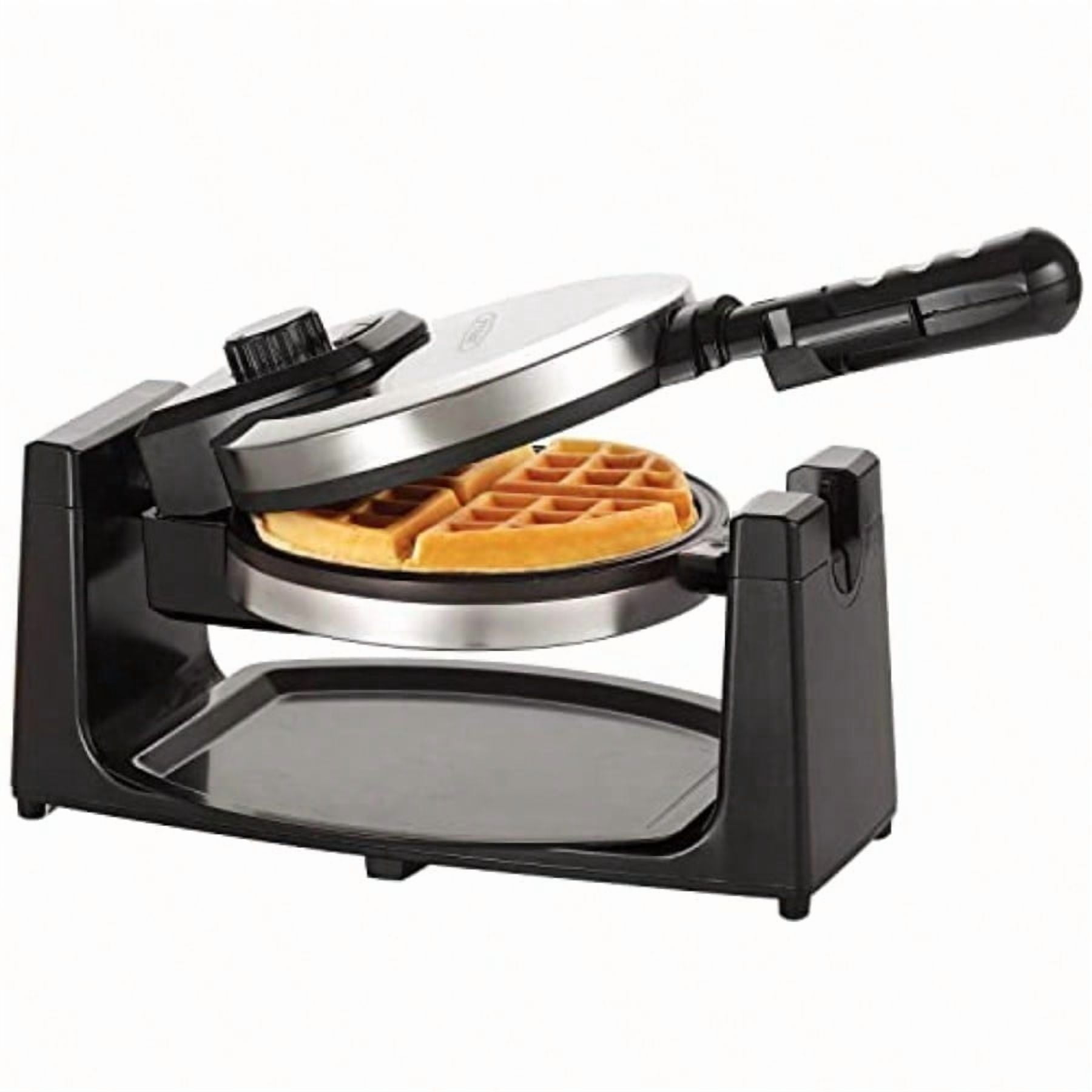 Classic Rotating Belgian Waffle Maker with Nonstick Plates Removable ...