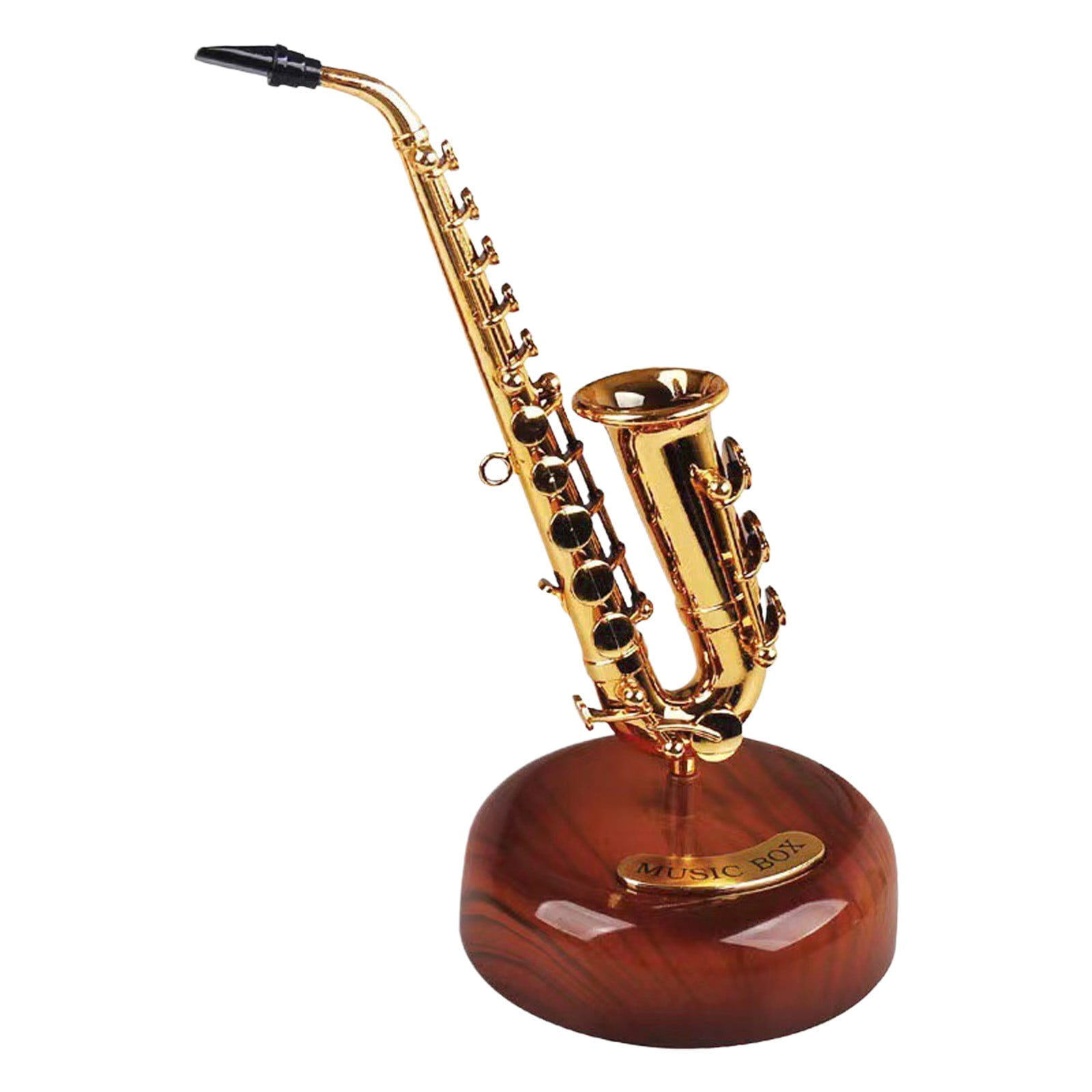 Classic Rotating Musical Orchestral Music Box for Home and Bar Decor ...