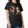 Classic Rudolph And Clarice Funny Christmas Holiday Love Shop - Relaxed ...