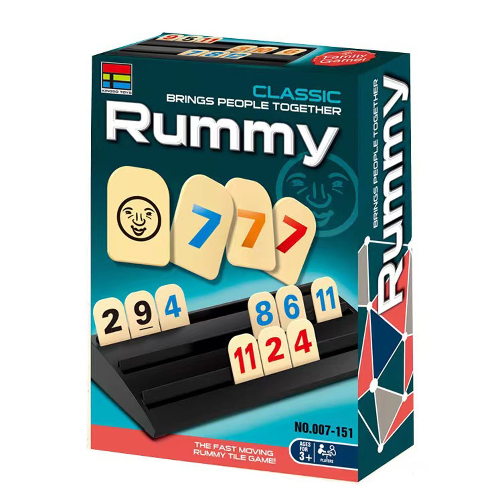 Classic Rummy Tile Game – English Version Travel Mahjong Digital Game ...