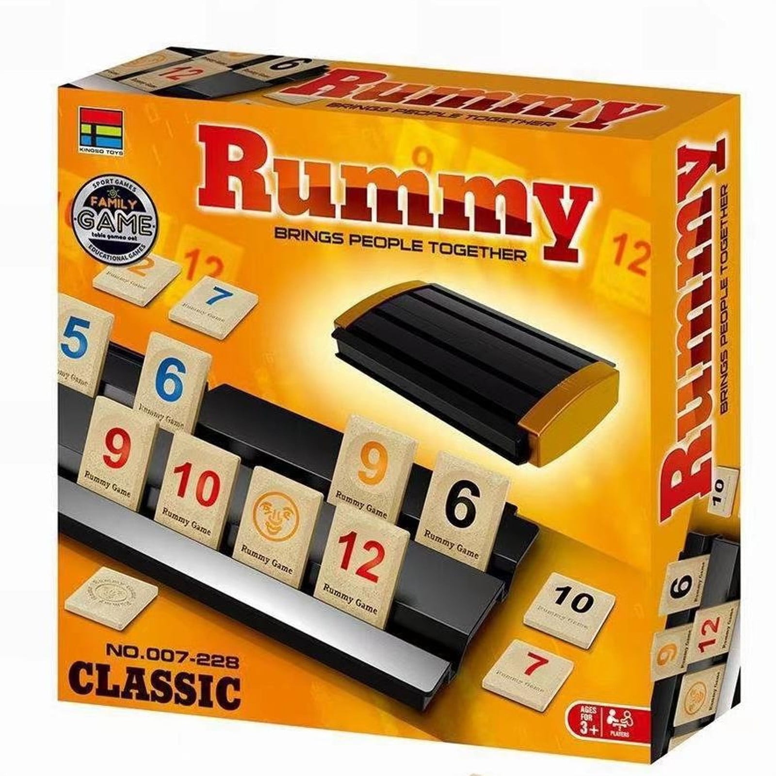 Classic Rummy Tile Game – English Version Travel Mahjong Digital Game ...